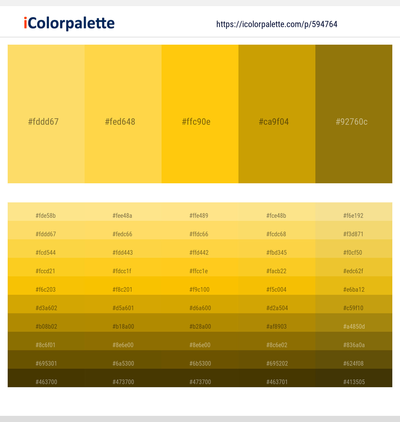 Goldenrod – Bright Sun – Supernova – Buddha Gold – Corn Harvest Color ...