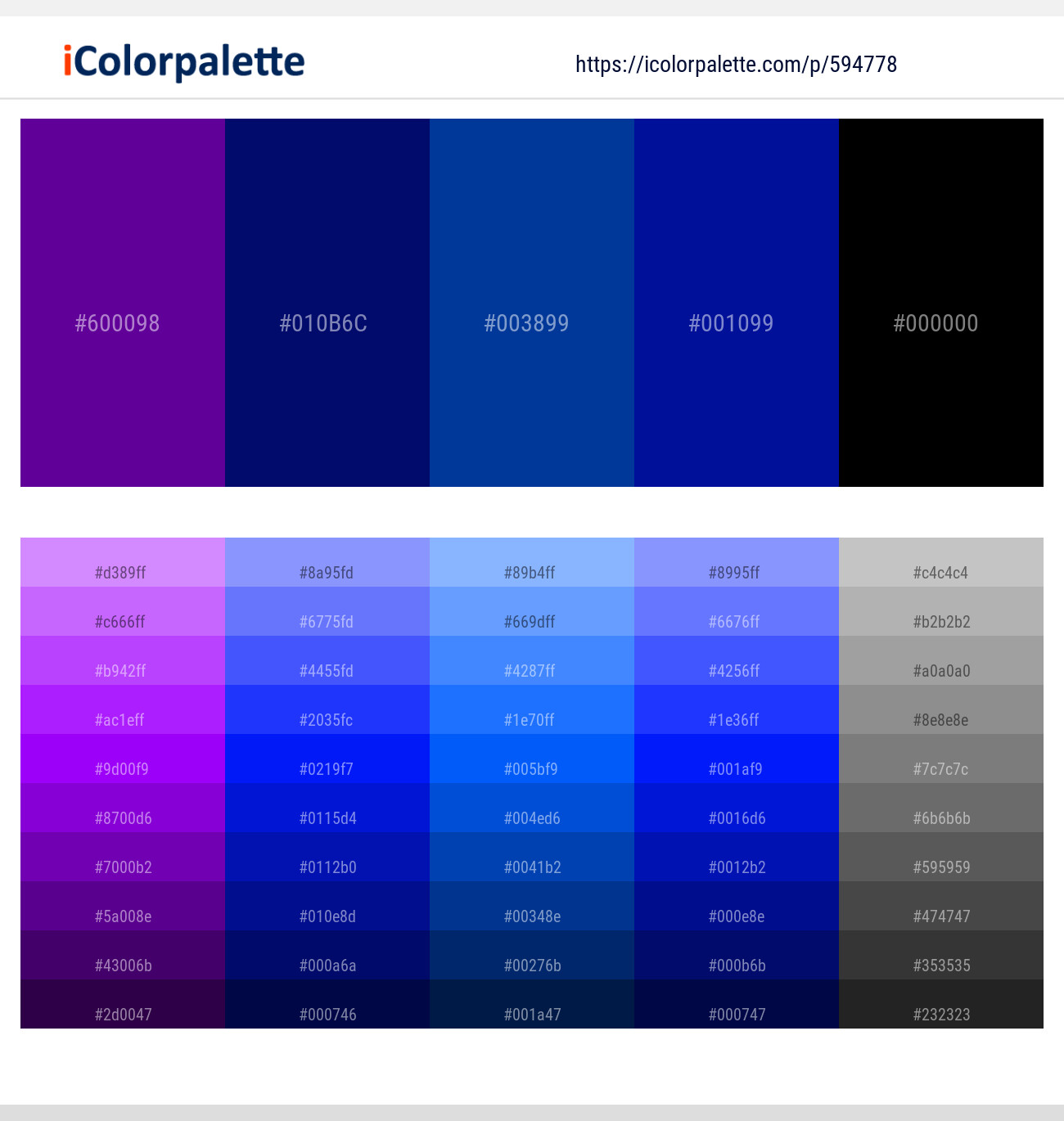 76+ Navy And Dark Blue Color Palettes & Gradient Ideas | iColorPalette