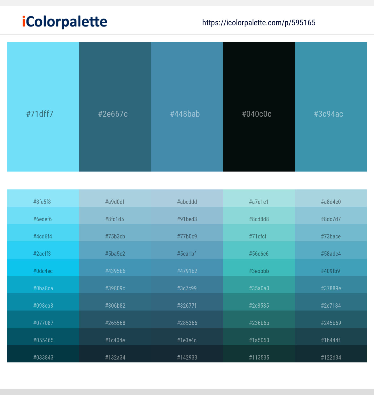 Spray – Calypso – Steel Blue – Aztec – Boston Blue Color scheme ...