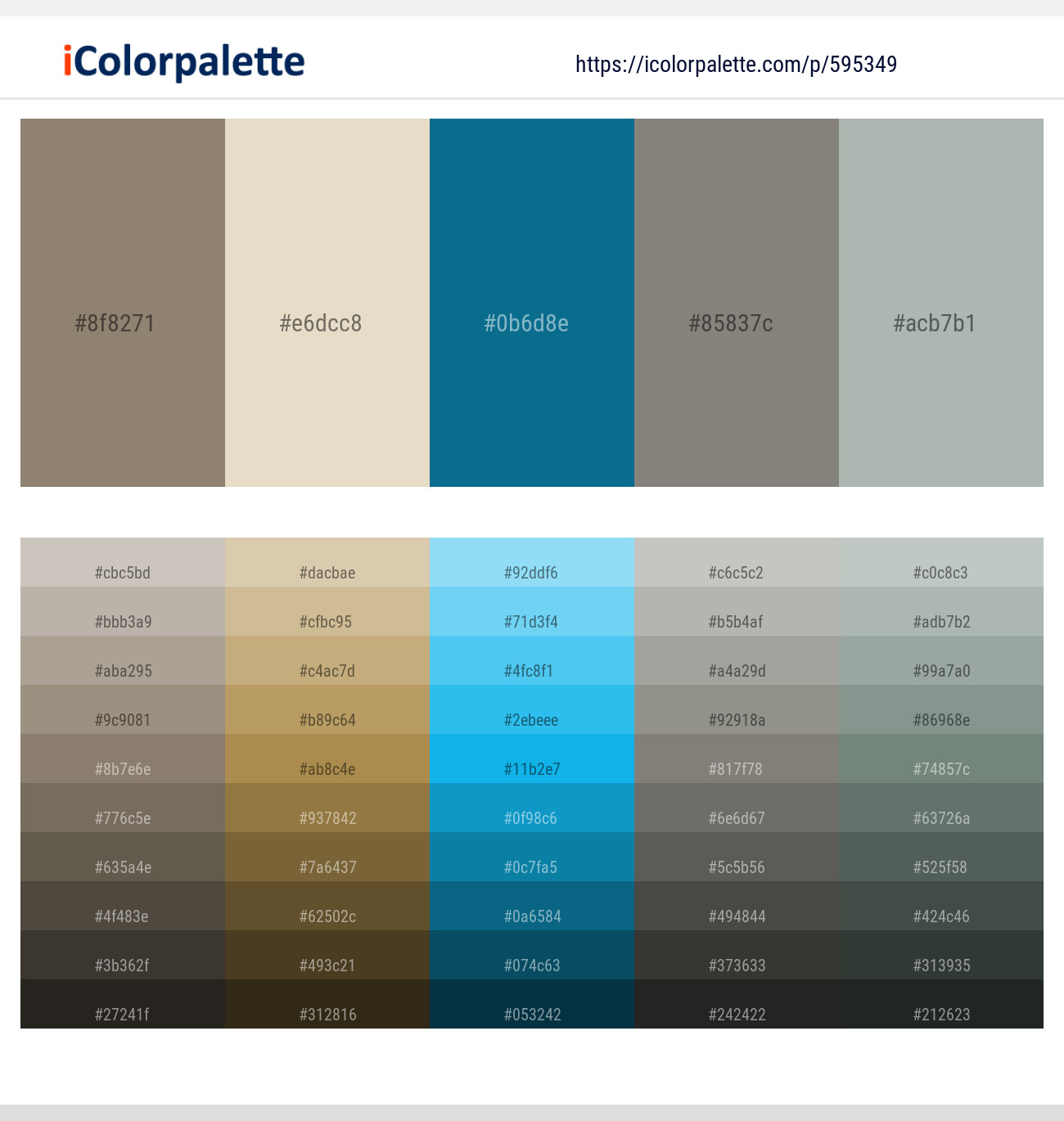 140+ White And Gray Color Palettes & Gradient Ideas | iColorPalette