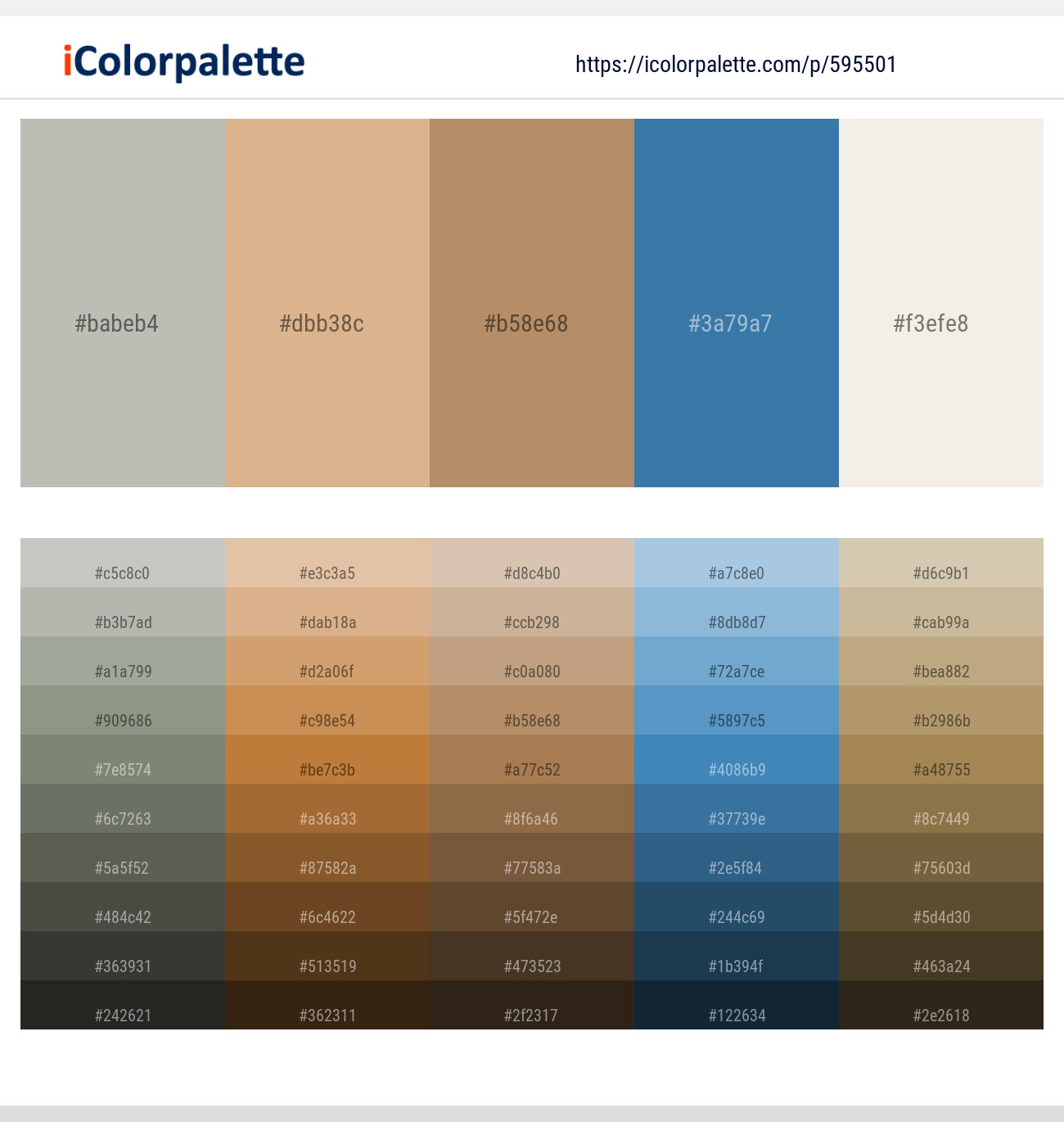 Green Spring – Tan – Muddy Waters – Astral – Spring Wood Color scheme ...
