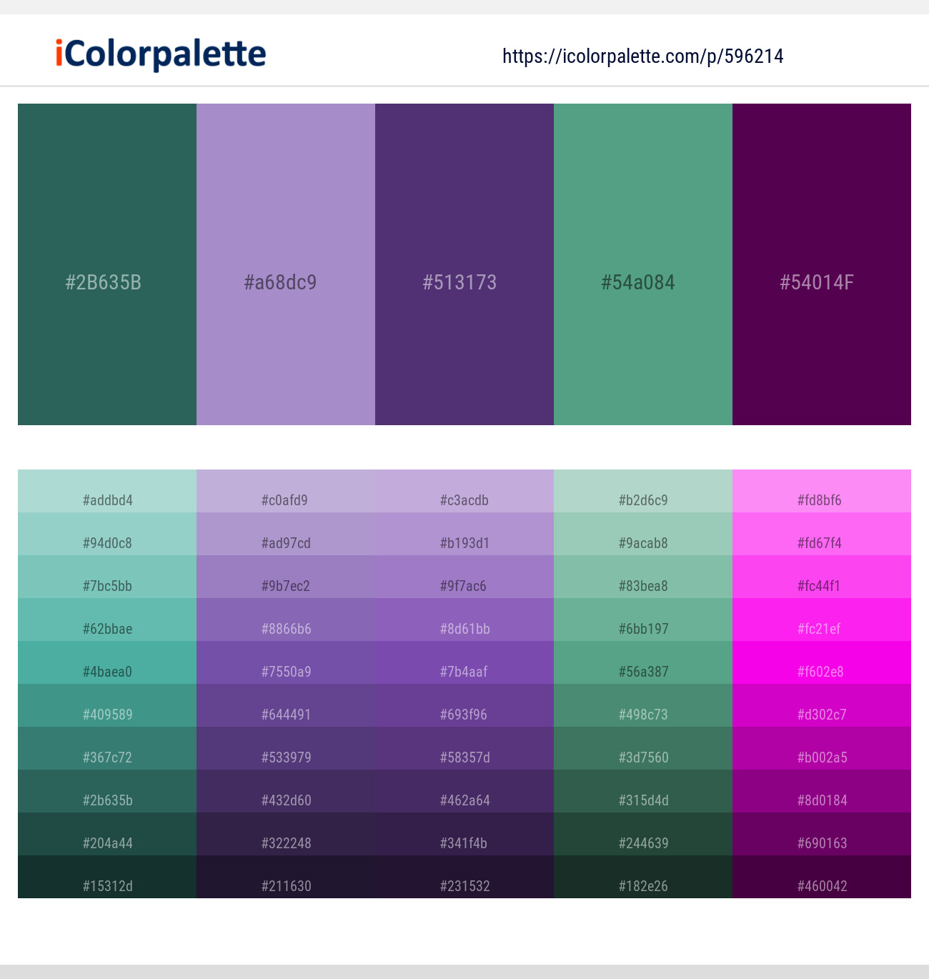Cranberry Color Schemes