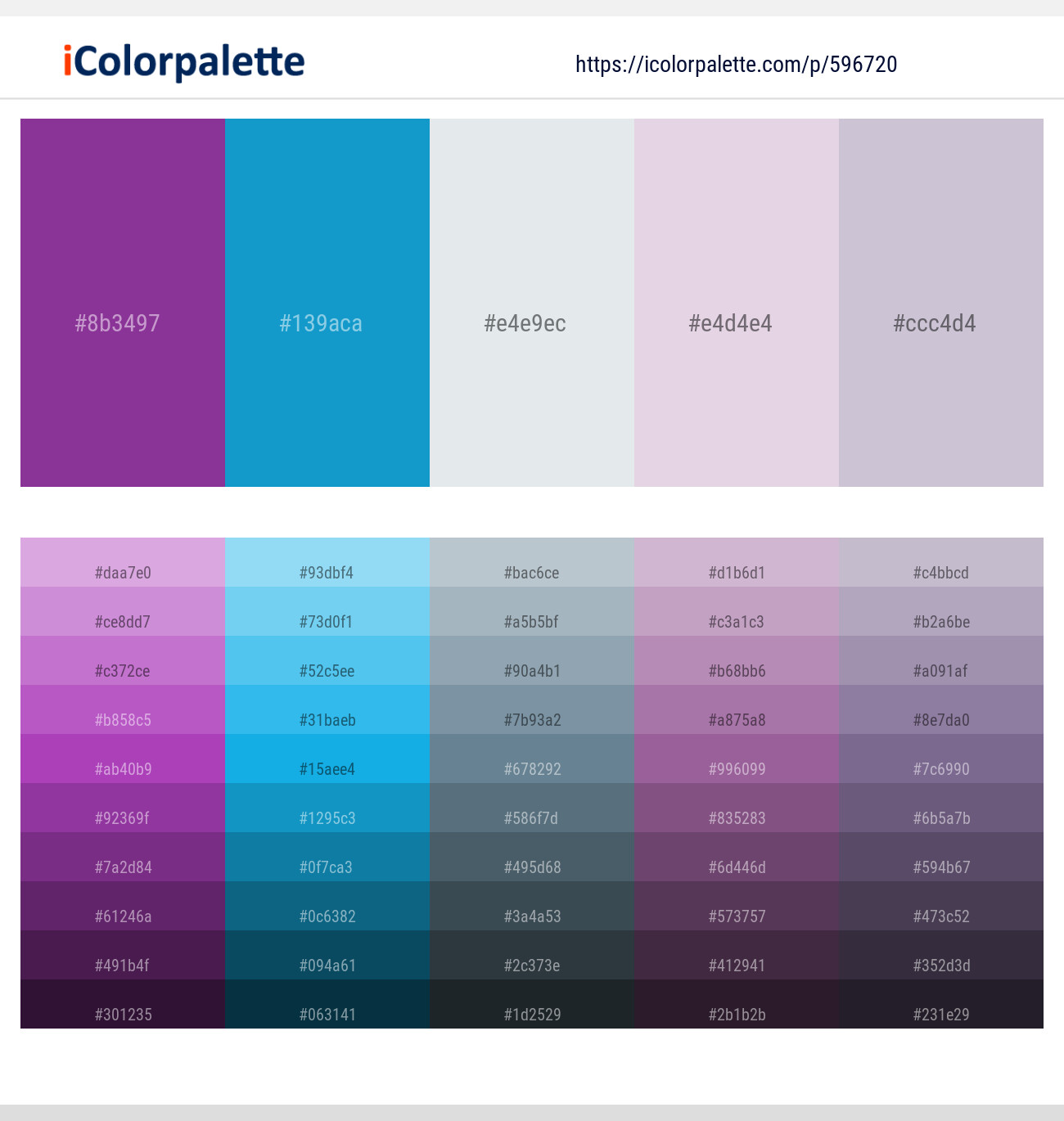 1000+ Mystic Color Palettes & Gradient Ideas | iColorPalette
