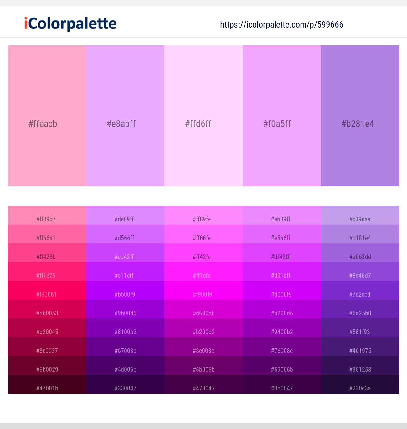 Carnation Pink – Mauve – Pink Lace – Mauve – Lavender Color scheme ...