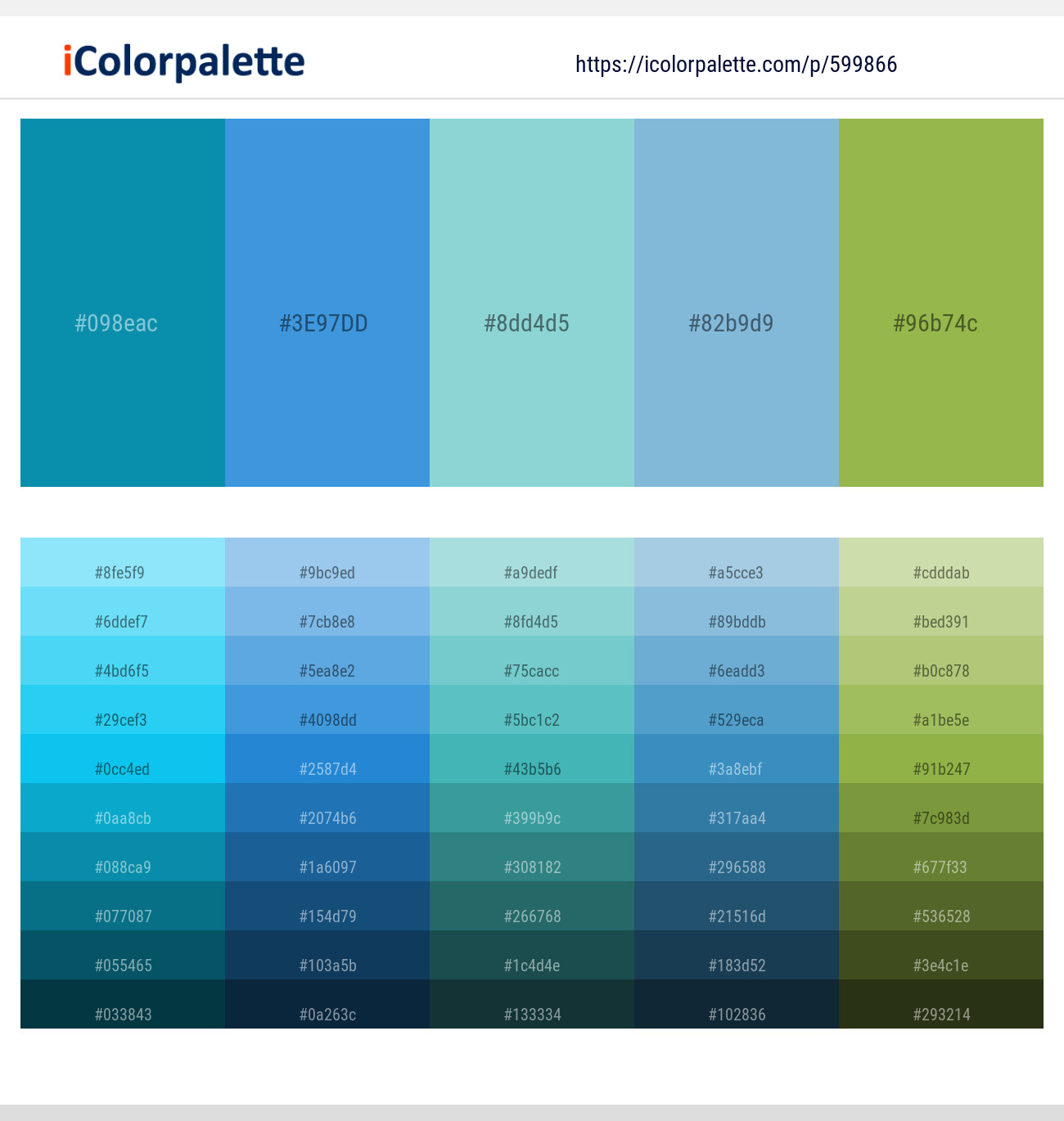 3135+ Royal Blue Color Palettes & Gradient Ideas | iColorPalette