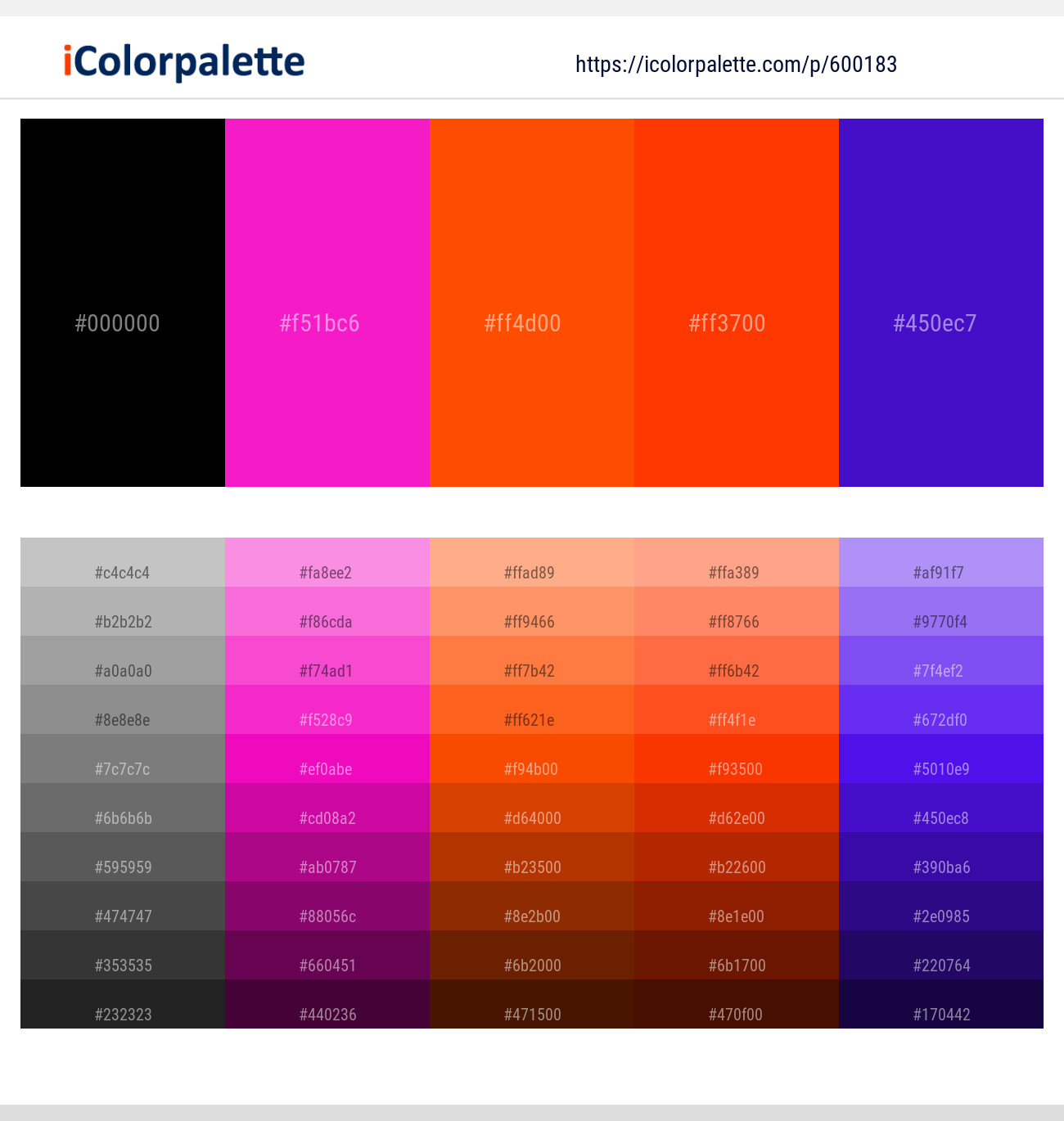 243+ Vermilion Color Palettes & Gradient Ideas | iColorPalette