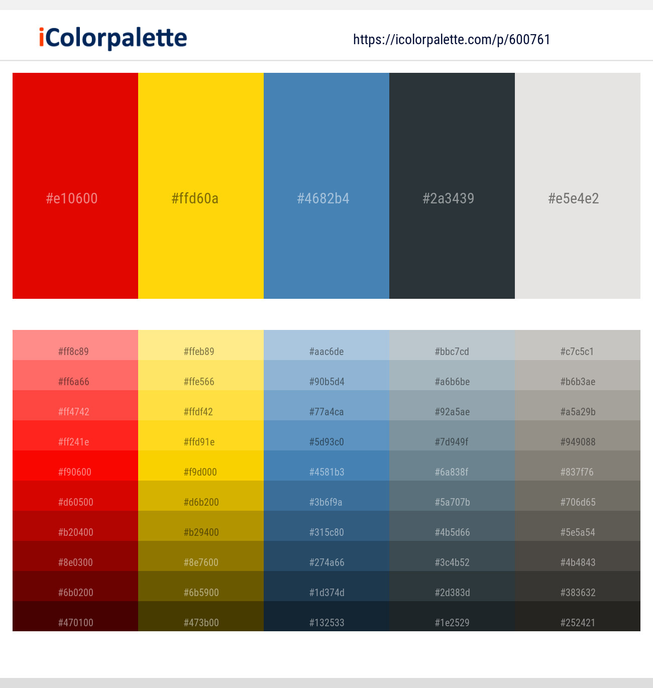 6640+ Latest Color Schemes with Red Color tone combinations | 2025 ...