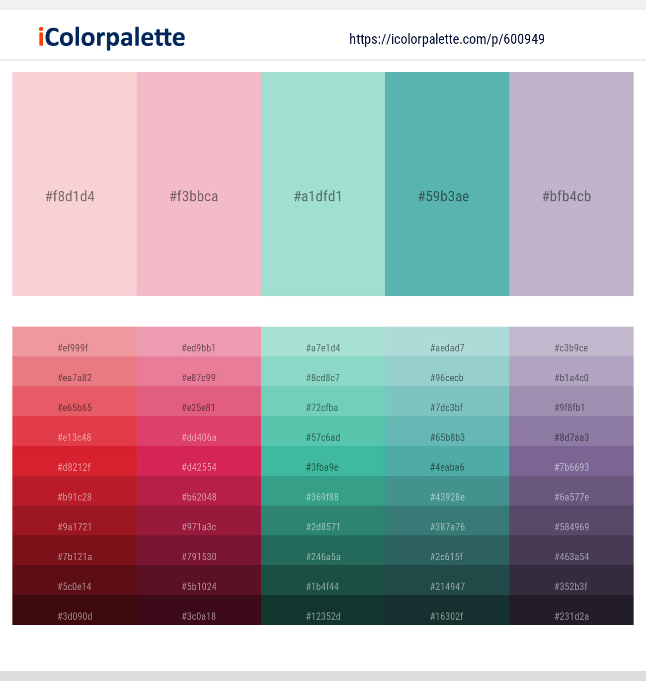 Azalea – Azalea – Aqua Island – Tradewind – Chatelle Color scheme ...