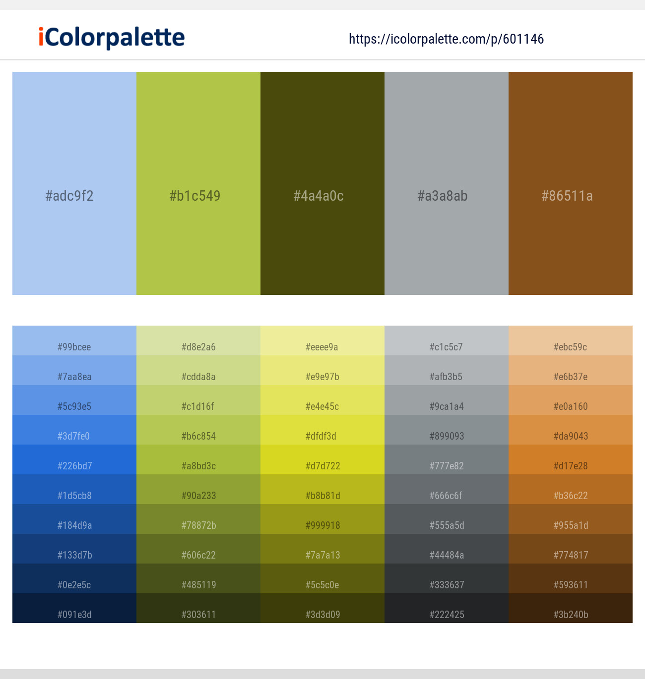 Perano – Celery – Bronze Olive – Hit Gray – Bull Shot Color scheme ...