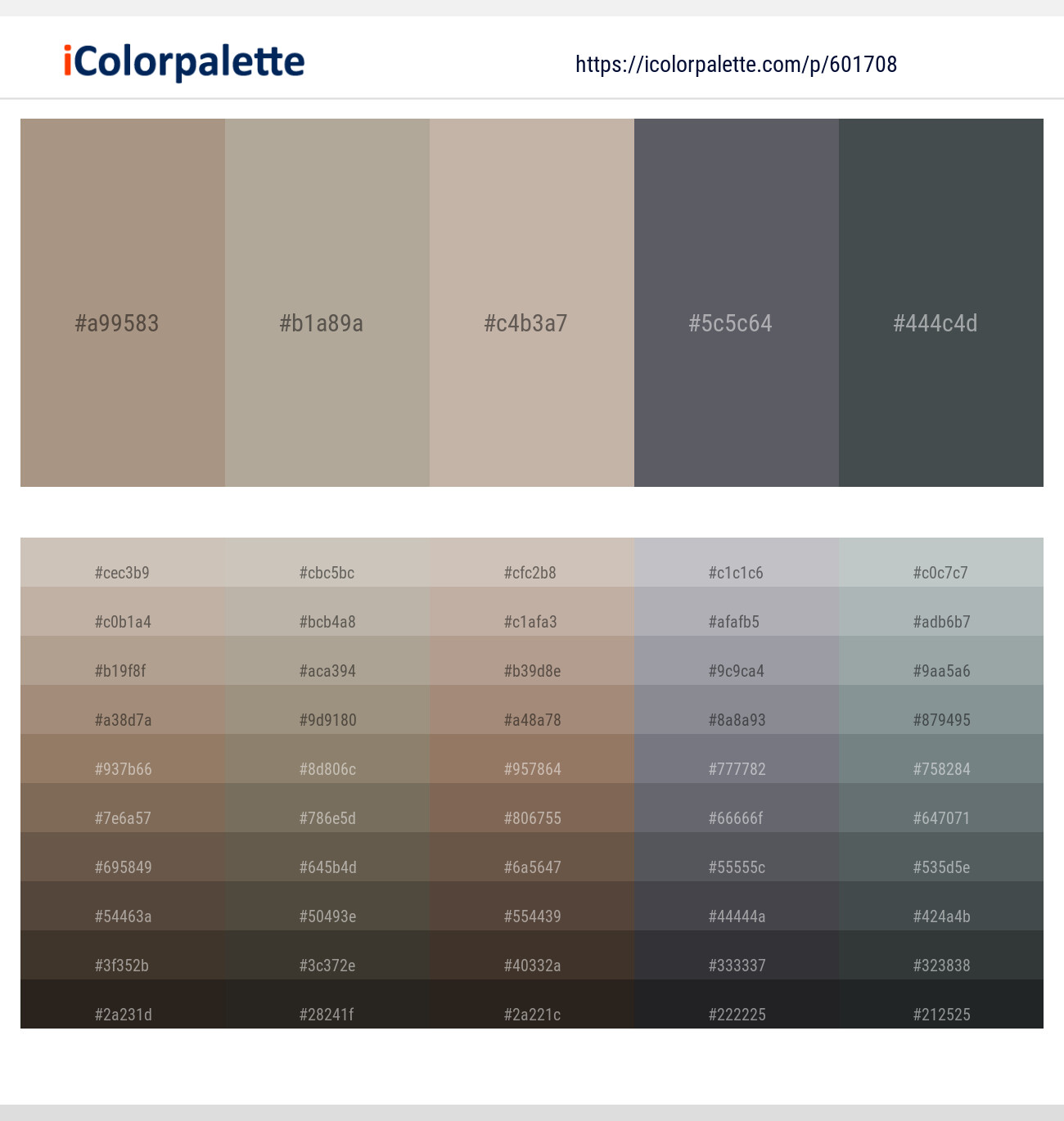 810+ Latest Color Schemes with Napa Color tone combinations | 2025 ...