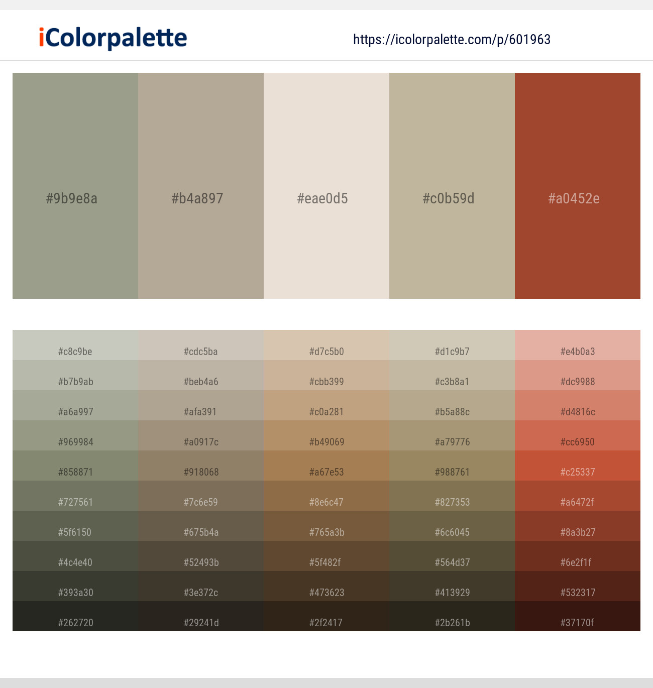 810+ Latest Color Schemes with Napa Color tone combinations | 2025 ...