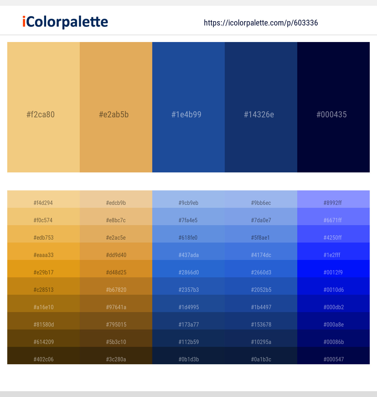 Rob Roy – Porsche – Fun Blue – Biscay – Stratos Color scheme ...