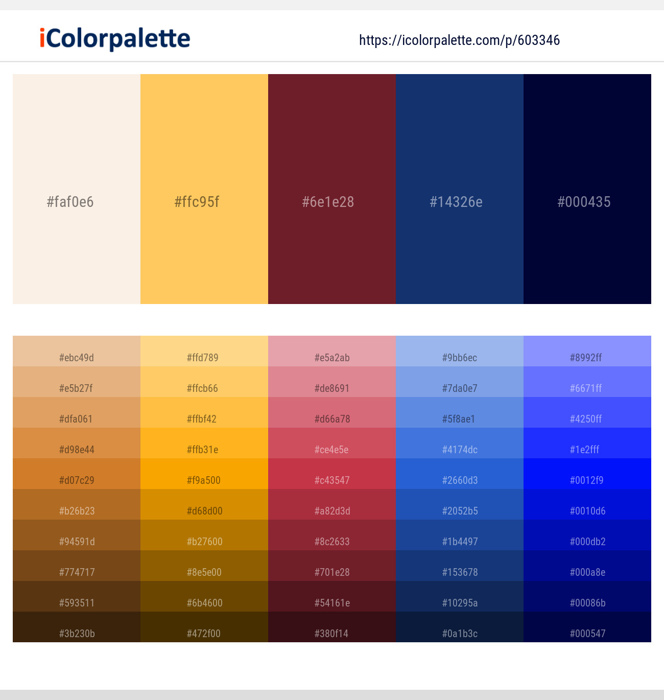 3879+ Navy Color Palettes & Gradient Ideas | iColorPalette