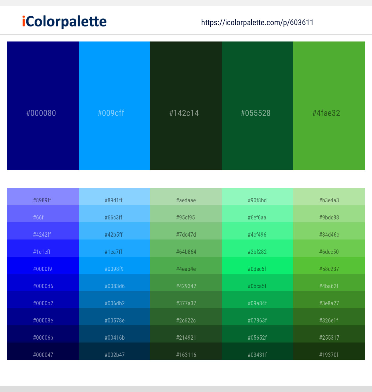 3879+ Navy Color Palettes & Gradient Ideas | iColorPalette