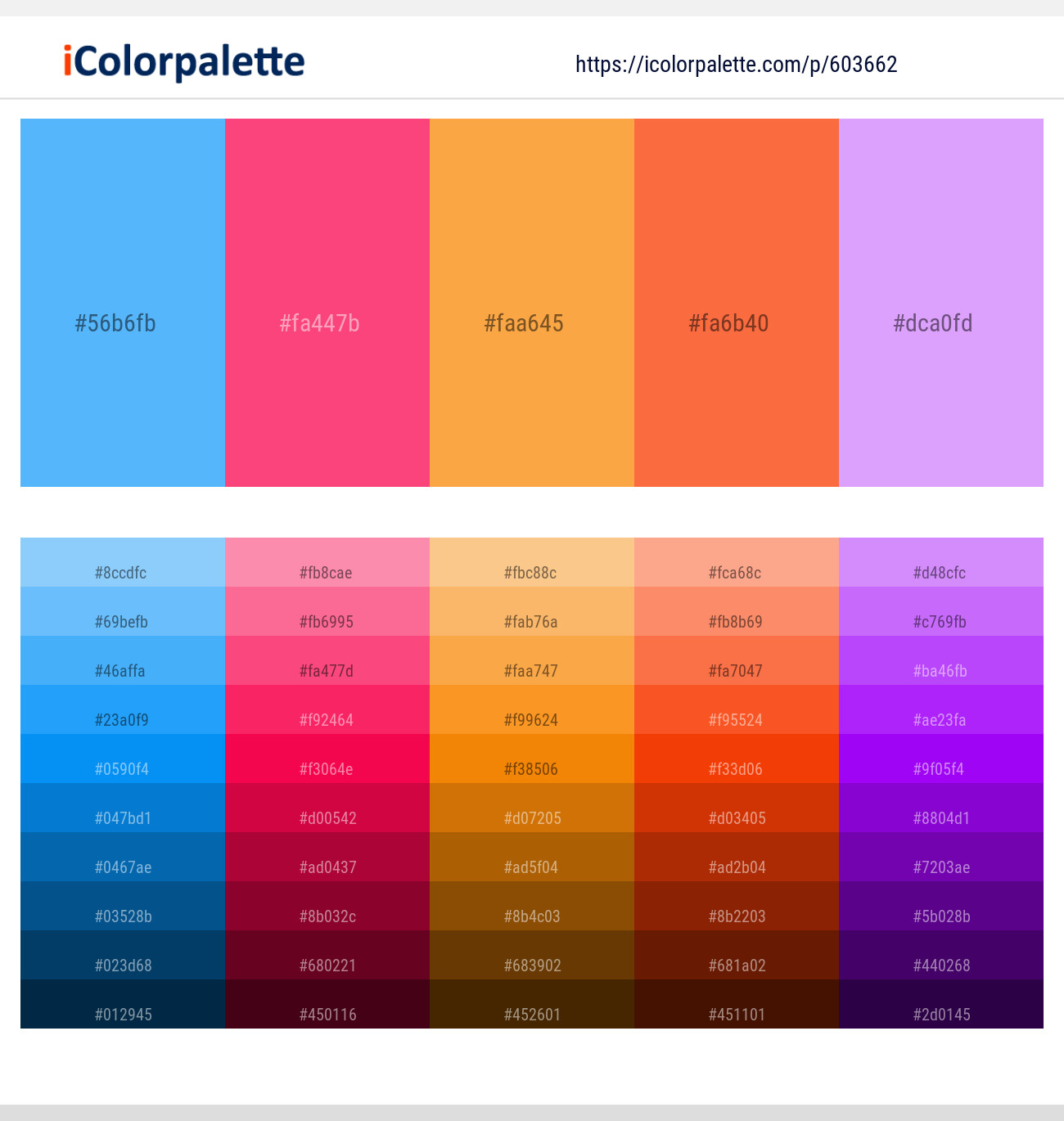 315+ Mauve Color Palettes & Gradient Ideas | iColorPalette