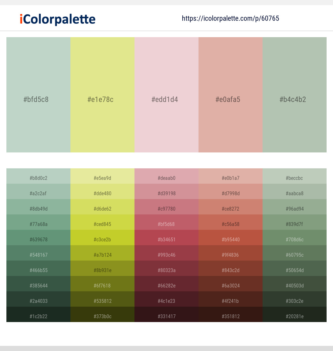 1 Latest Color Schemes with Sea Mist And Green Spring Color tone ...