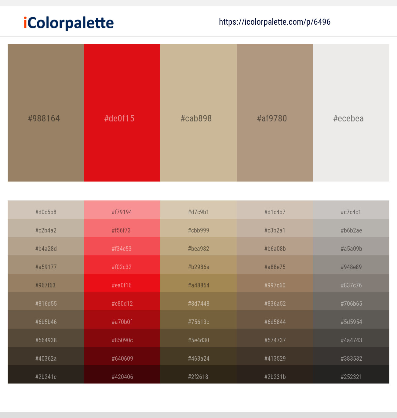 1+ Rodeo Dust And Gallery Color Palettes & Gradient Ideas | iColorPalette