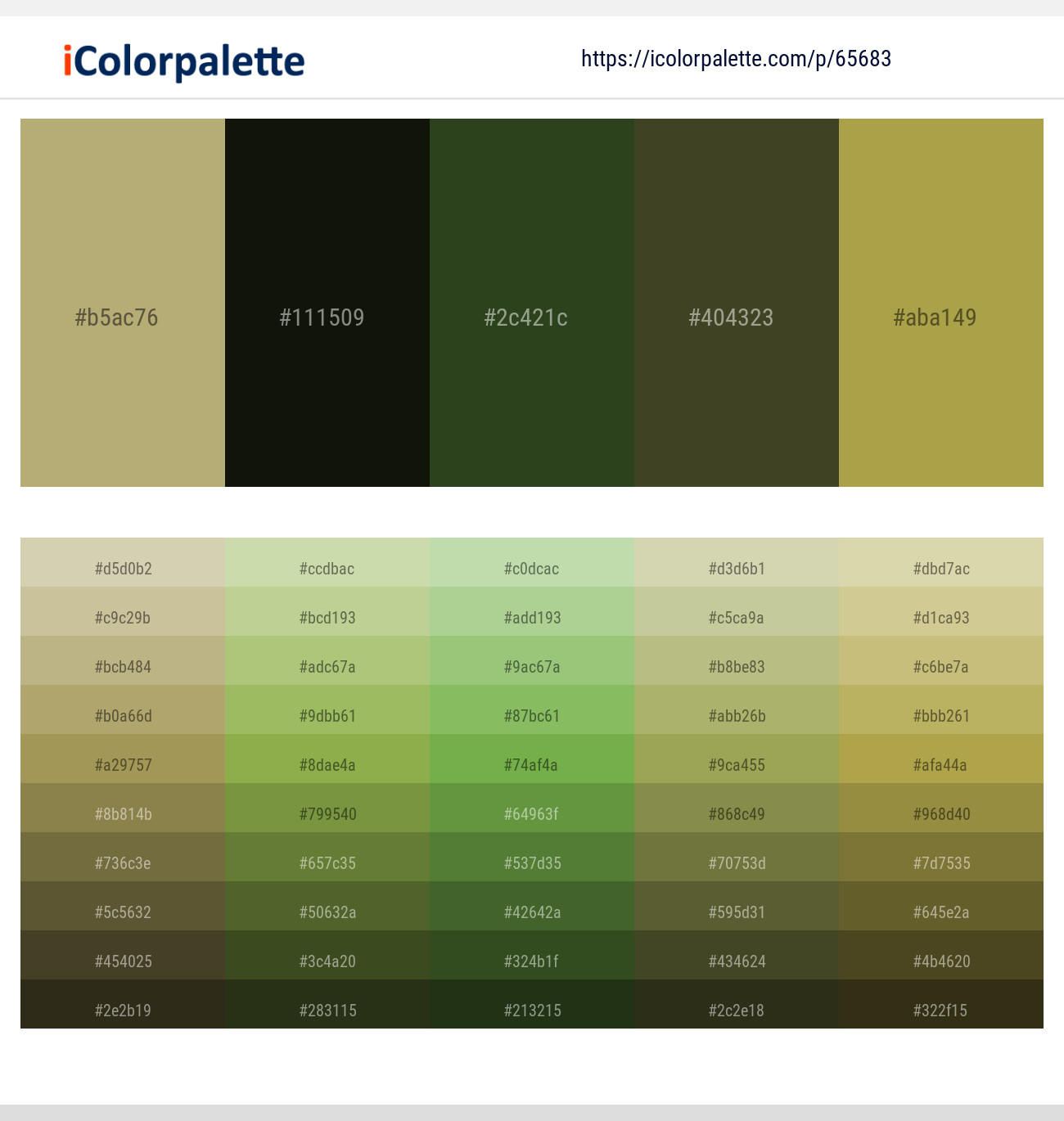 3 Latest Color Schemes with Mallard And Husk Color tone combinations ...