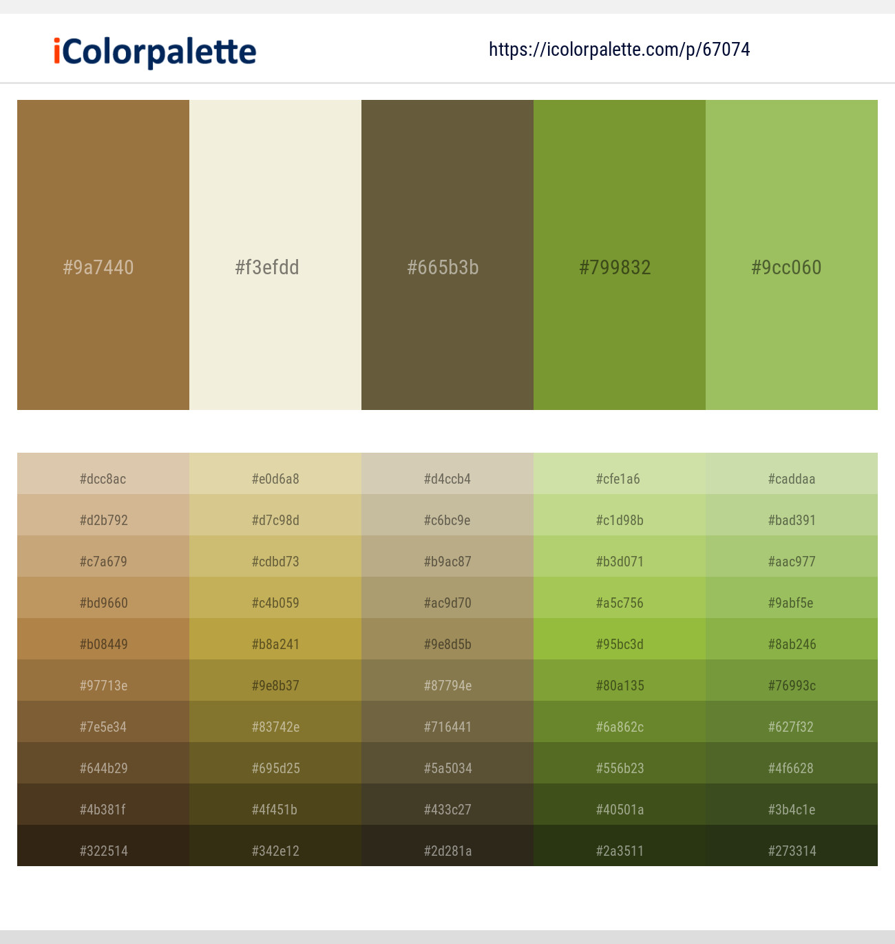 Cape Palliser – Ecru White – Verdigris – Sushi – Celery Color scheme ...