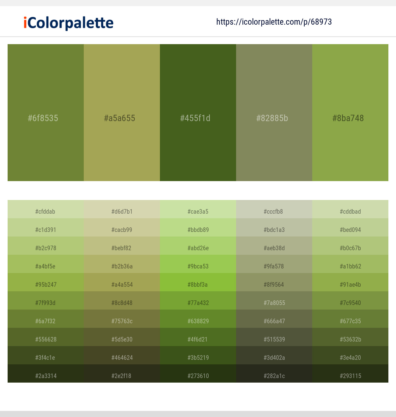 11 Latest Color Schemes with Olive Green And Avocado Color tone ...