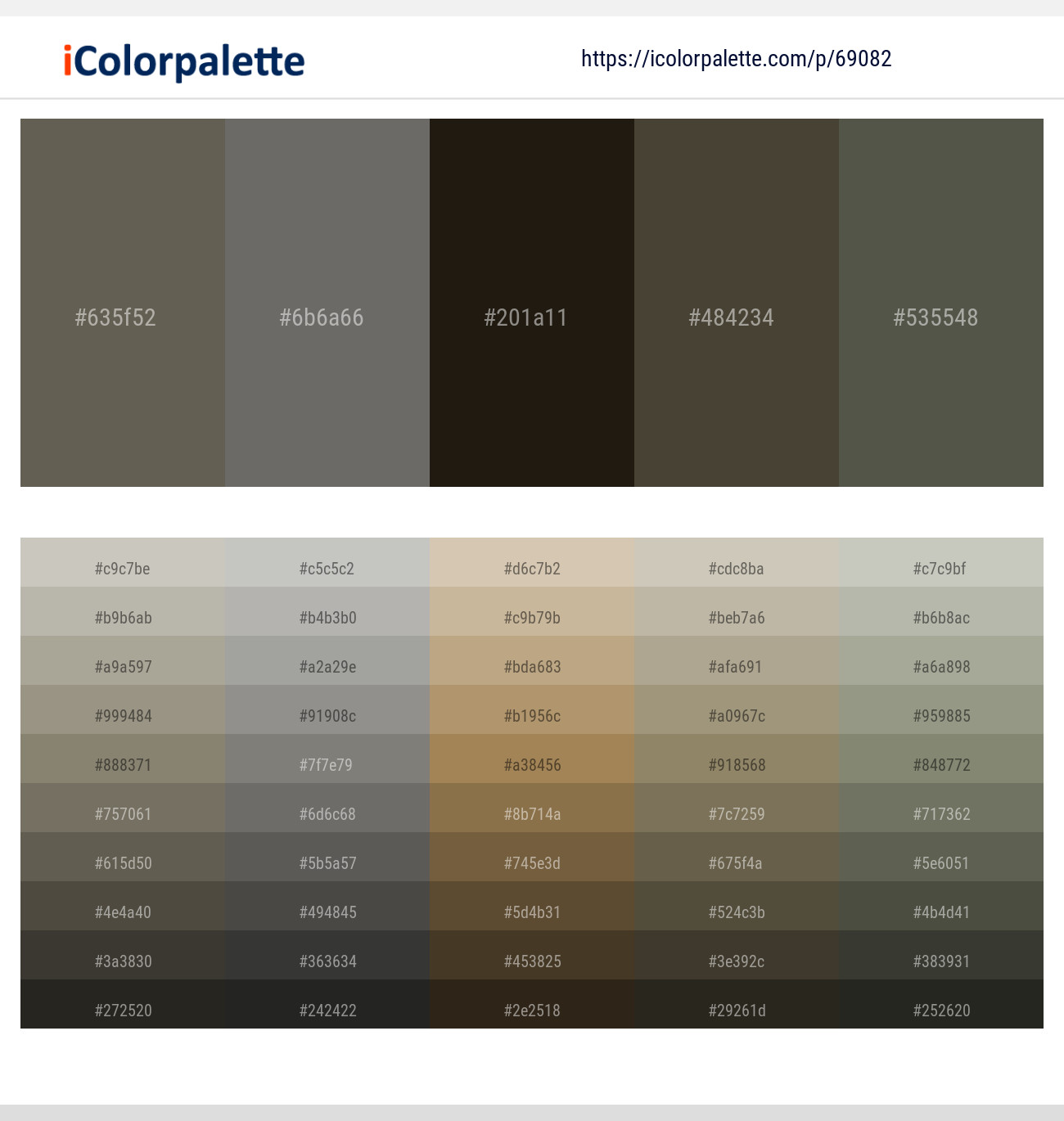 1 Latest Color Schemes with Ironside Gray And Oil Color tone ...