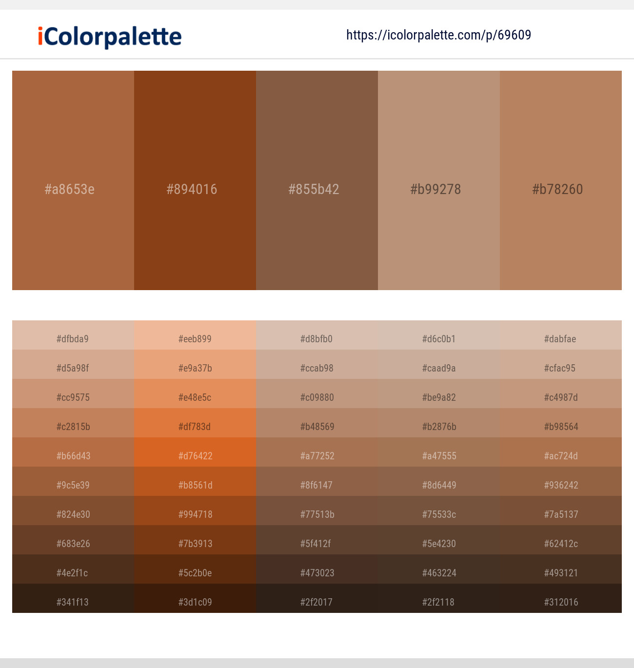 1 Latest Color Schemes with Brown Rust And Copper Canyon Color tone ...