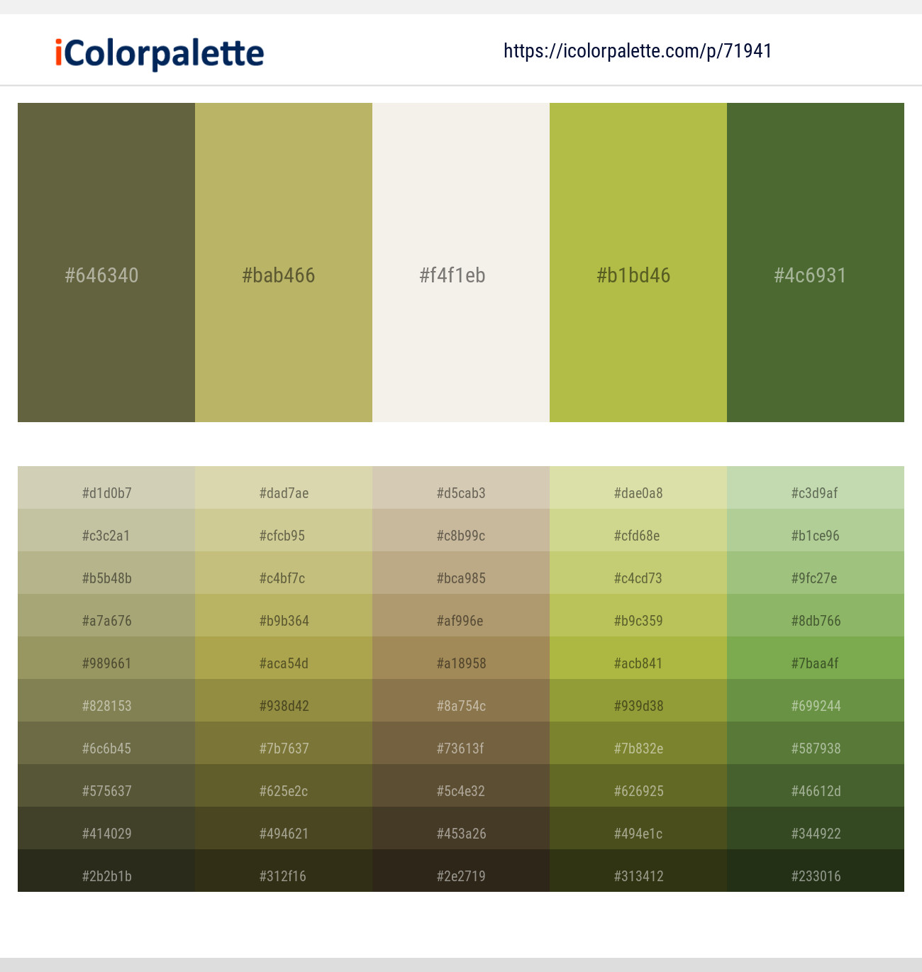 195787 Color Palettes | iColorpalette