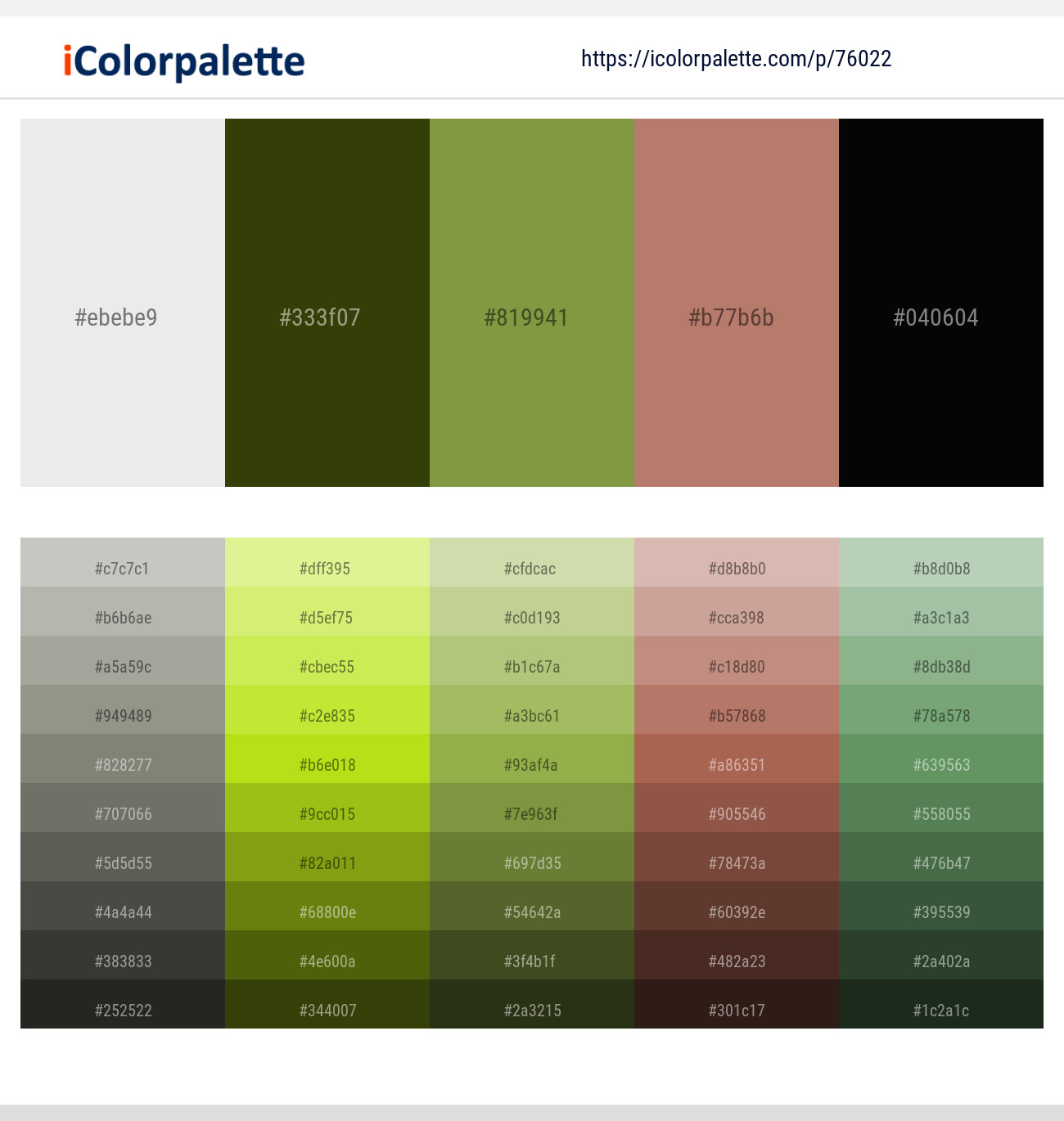 3 Latest Color Schemes with Desert Storm And Sycamore Color tone ...