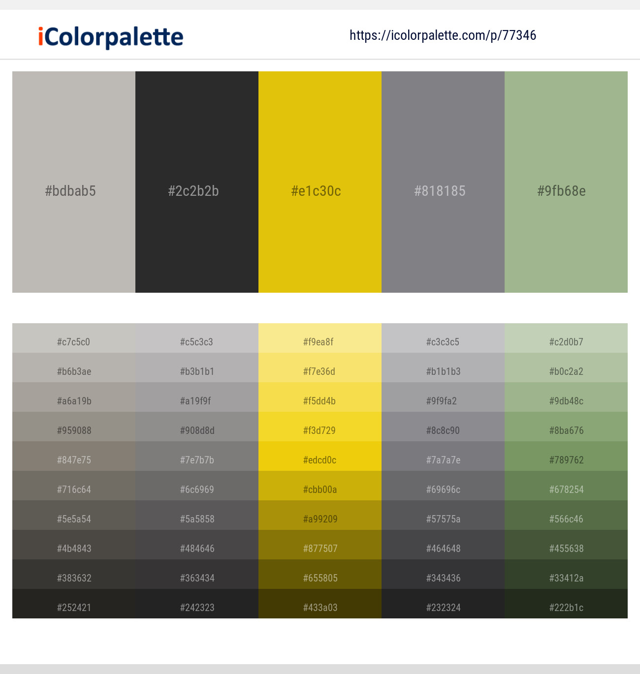 22+ Silver And Gold Color Palettes & Gradient Ideas | iColorPalette