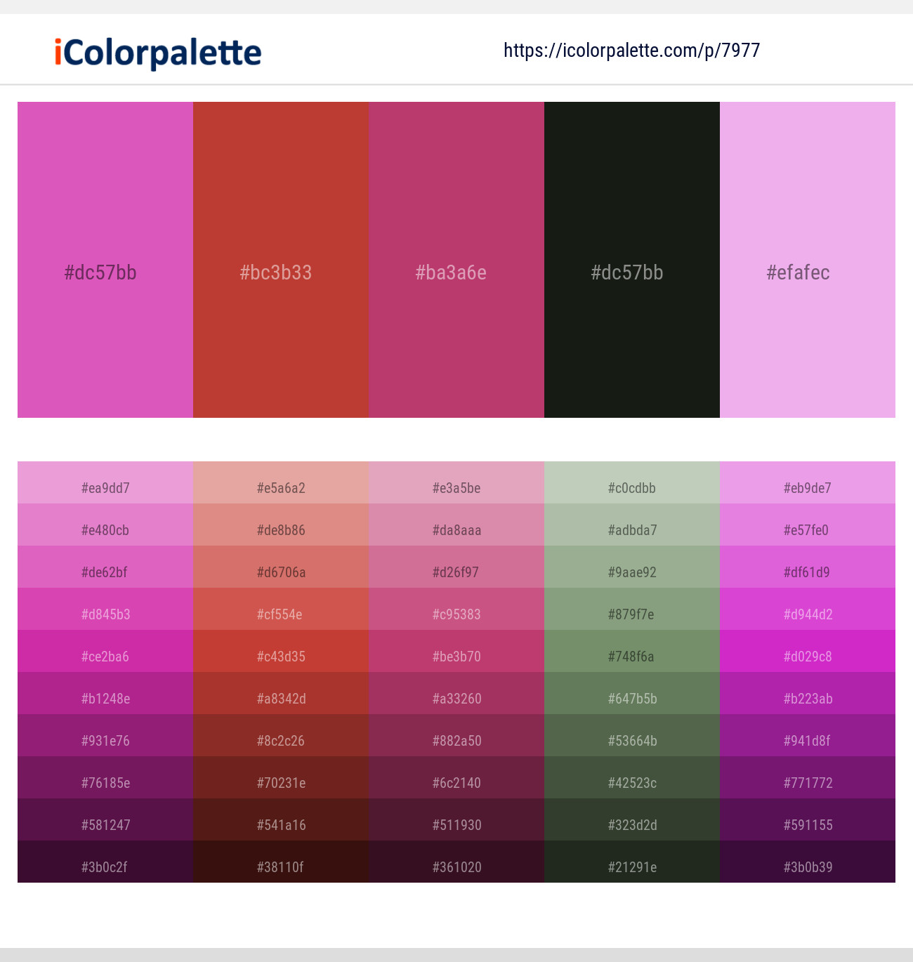 1 Latest Color Schemes with Well Read And Hibiscus Color tone ...