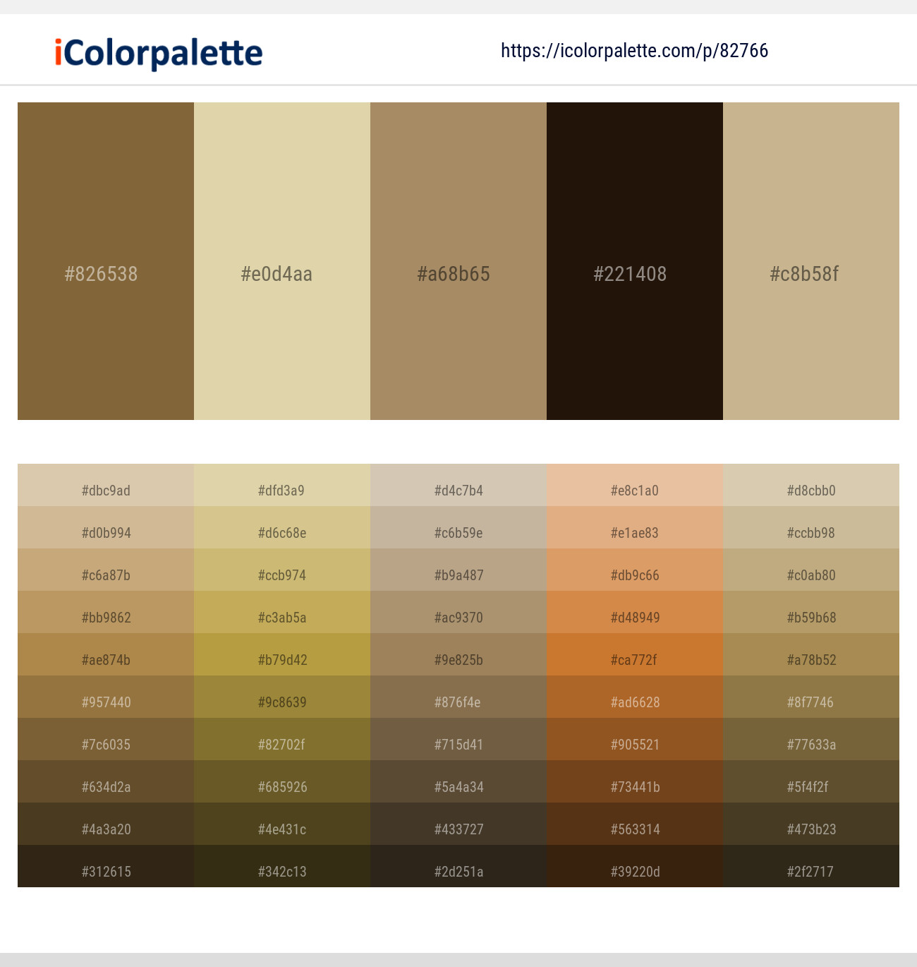 3 Latest Color Schemes with Sandal And El Paso Color tone combinations ...