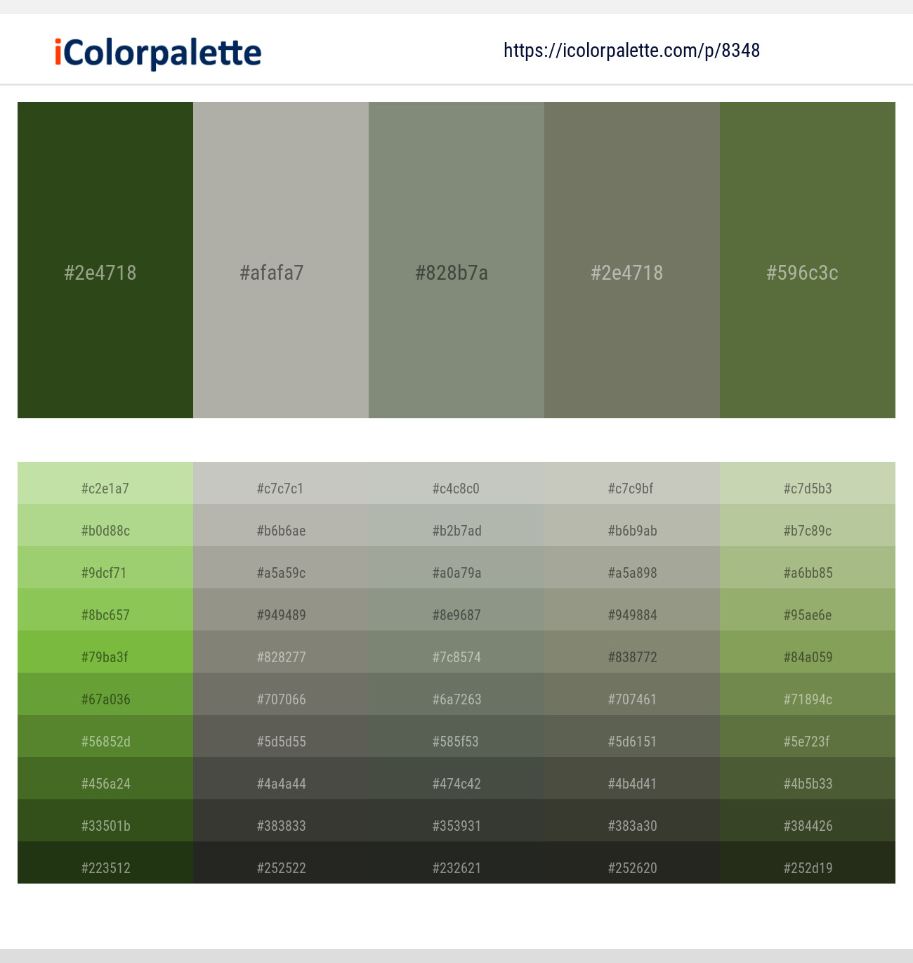 1+ Seaweed And Delta Color Palettes & Gradient Ideas | iColorPalette