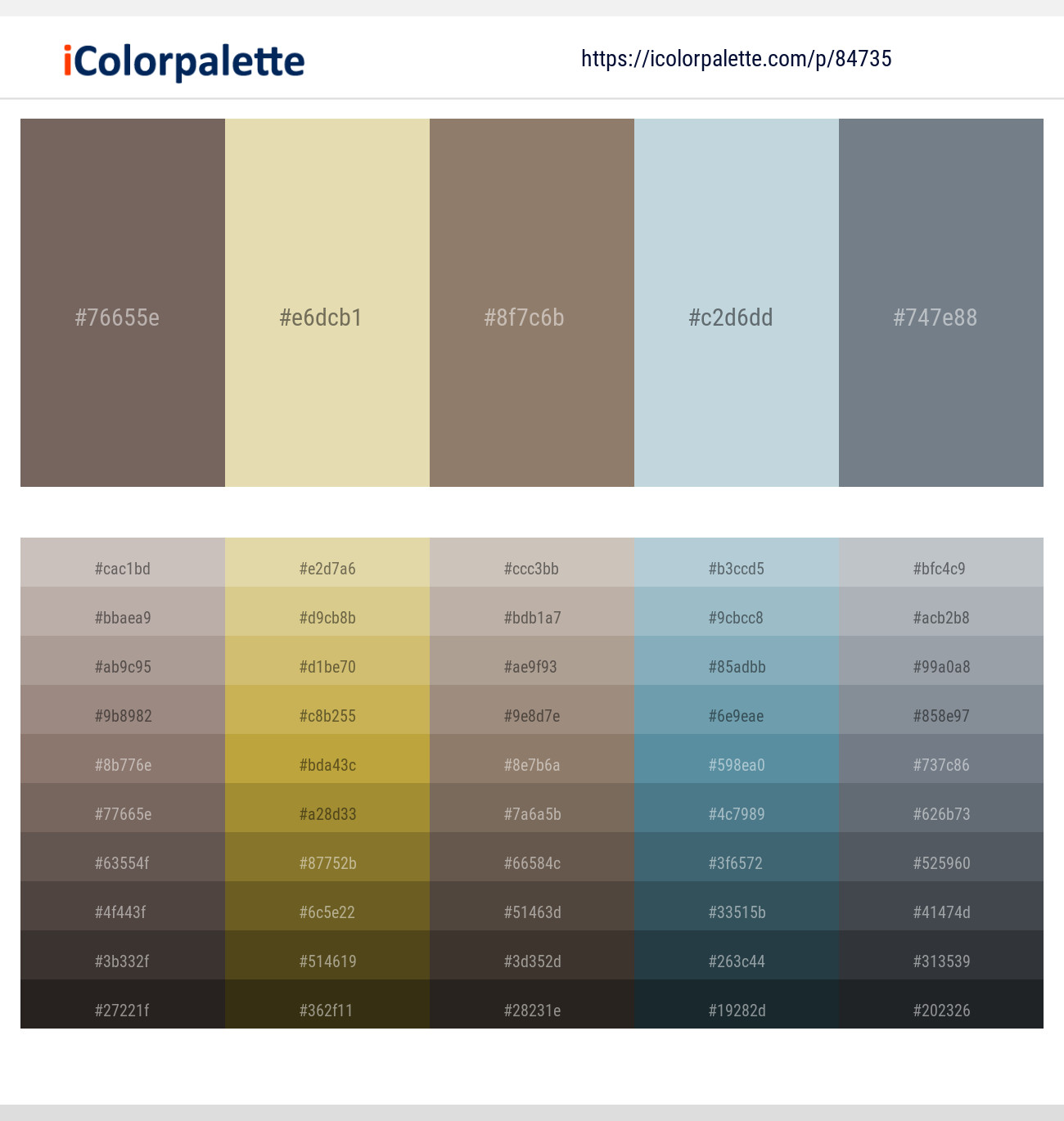 1 Latest Color Schemes with Hampton And Makara Color tone combinations ...