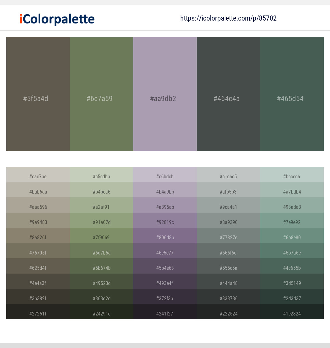 2 Latest Color Schemes with Amethyst Smoke And Nandor Color tone ...