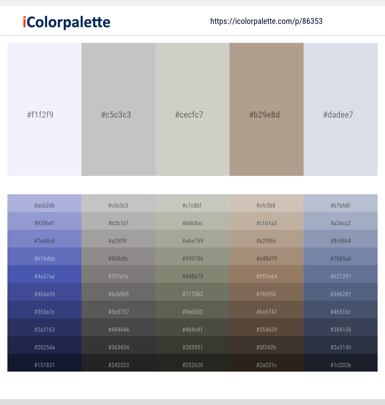1 Latest Color Schemes with Silver And Celeste Color tone combinations ...