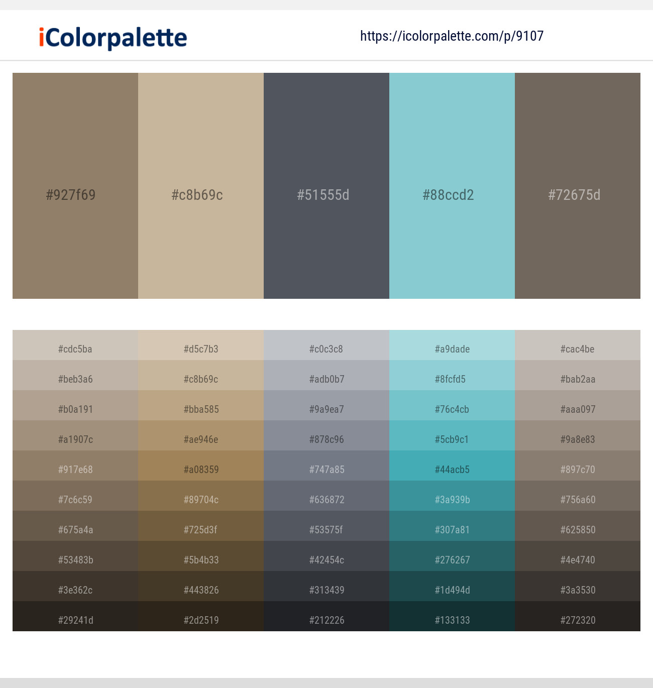 2+ Rodeo Dust And Sandstone Color Palettes & Gradient Ideas | iColorPalette