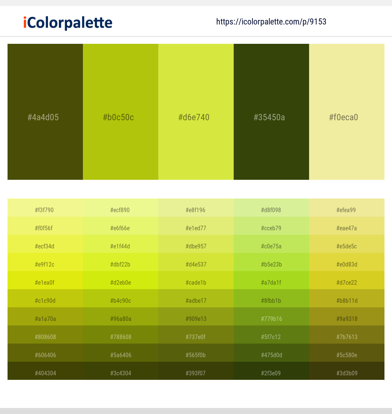 1 Latest Color Schemes with Pear And Turtle Green Color tone ...