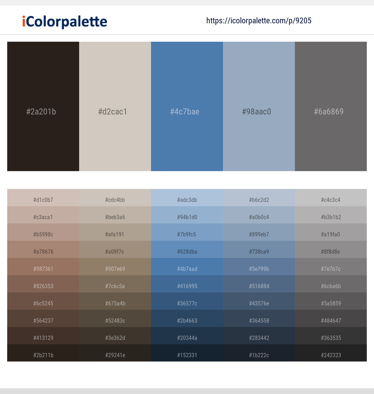 194229 Color Palettes | iColorpalette