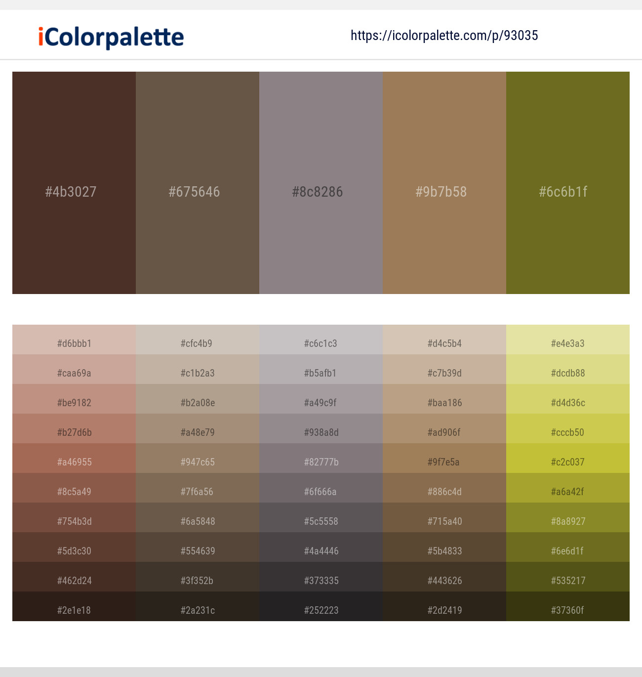 11 Latest Color Schemes with Saddle And Tobacco Brown Color tone ...