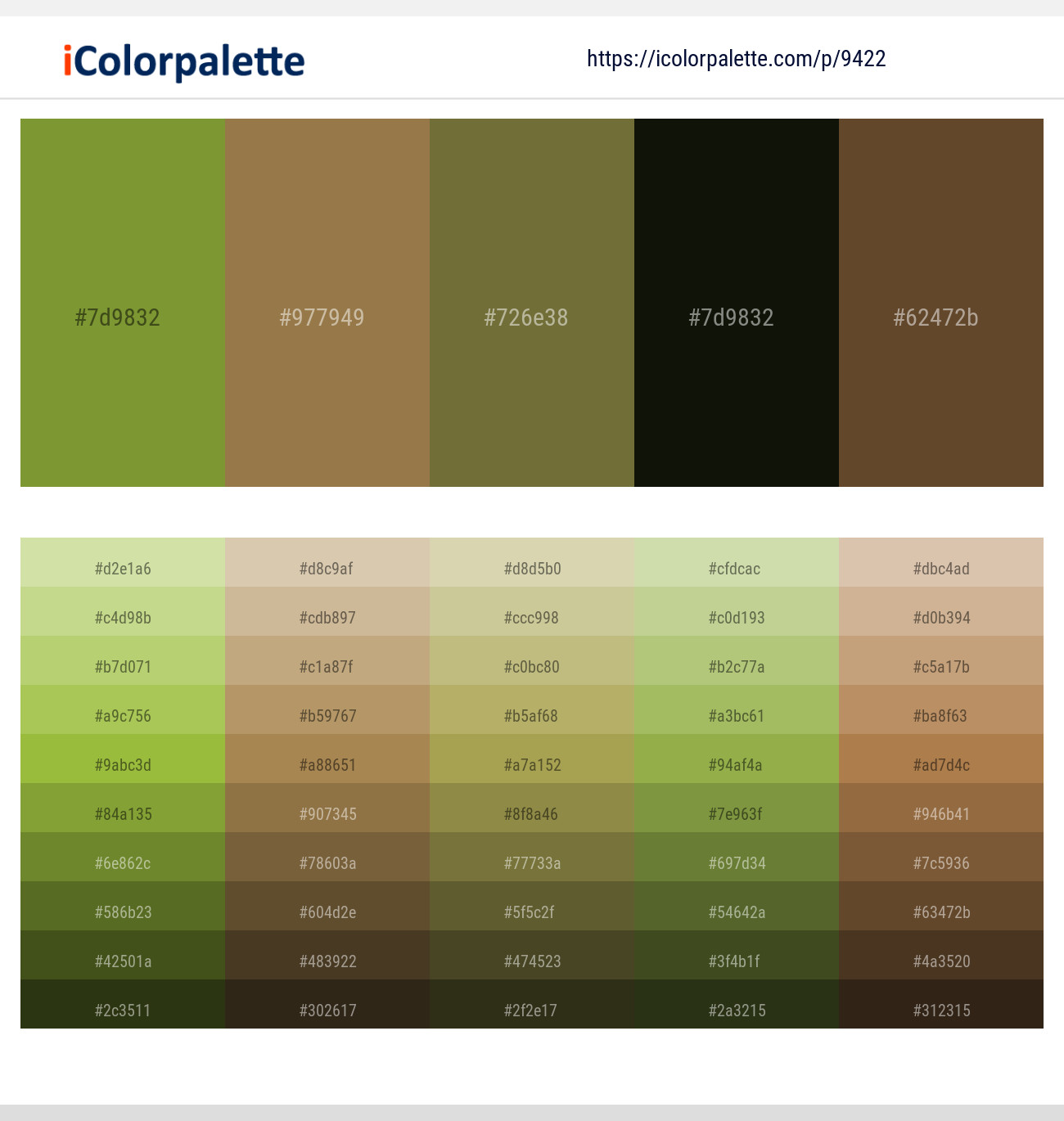 1+ Gordons Green And Spice Color Palettes & Gradient Ideas | iColorPalette