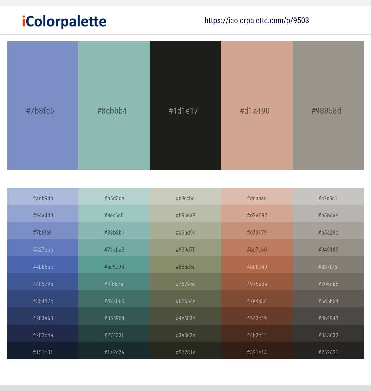 1 Latest Color Schemes with Gulf Stream And Tan Color tone combinations ...
