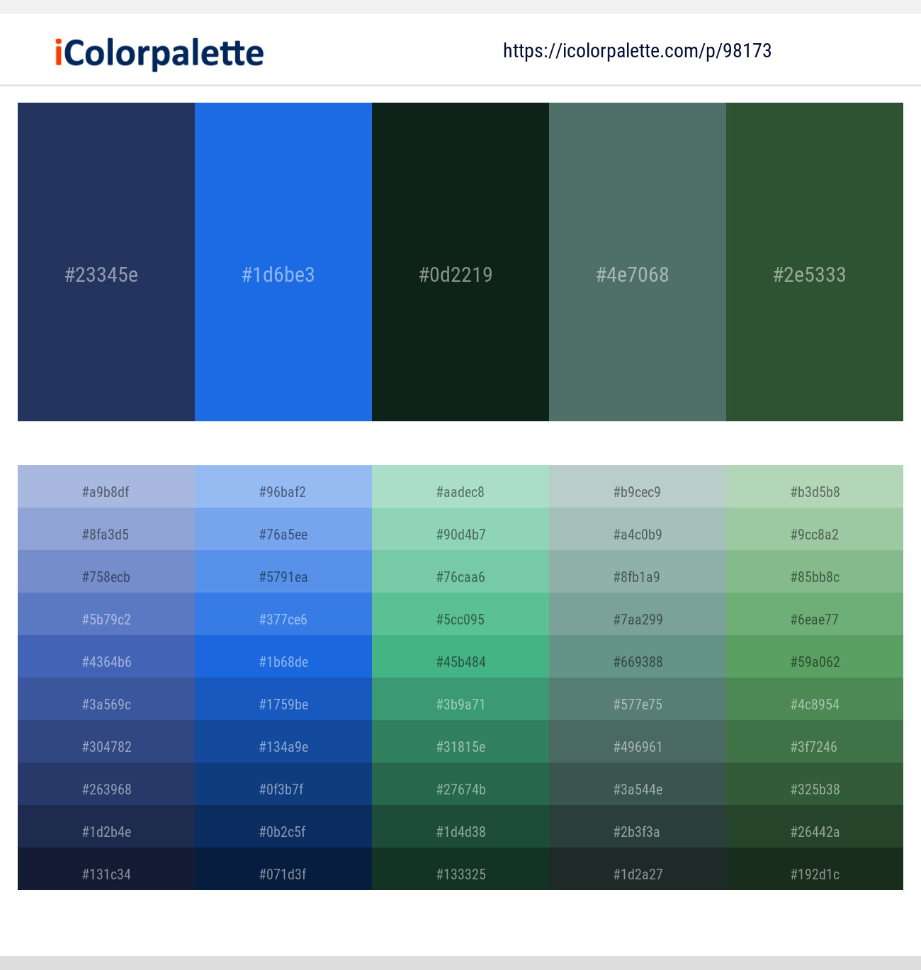 1 Latest Color Schemes with Mariner And Cutty Sark Color tone ...