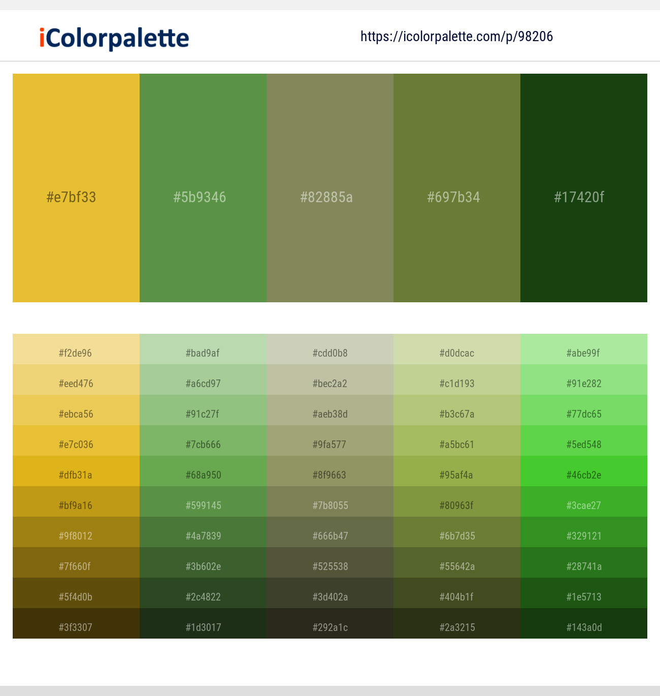1+ Tulip Tree And Hippie Green Color Palettes & Gradient Ideas ...