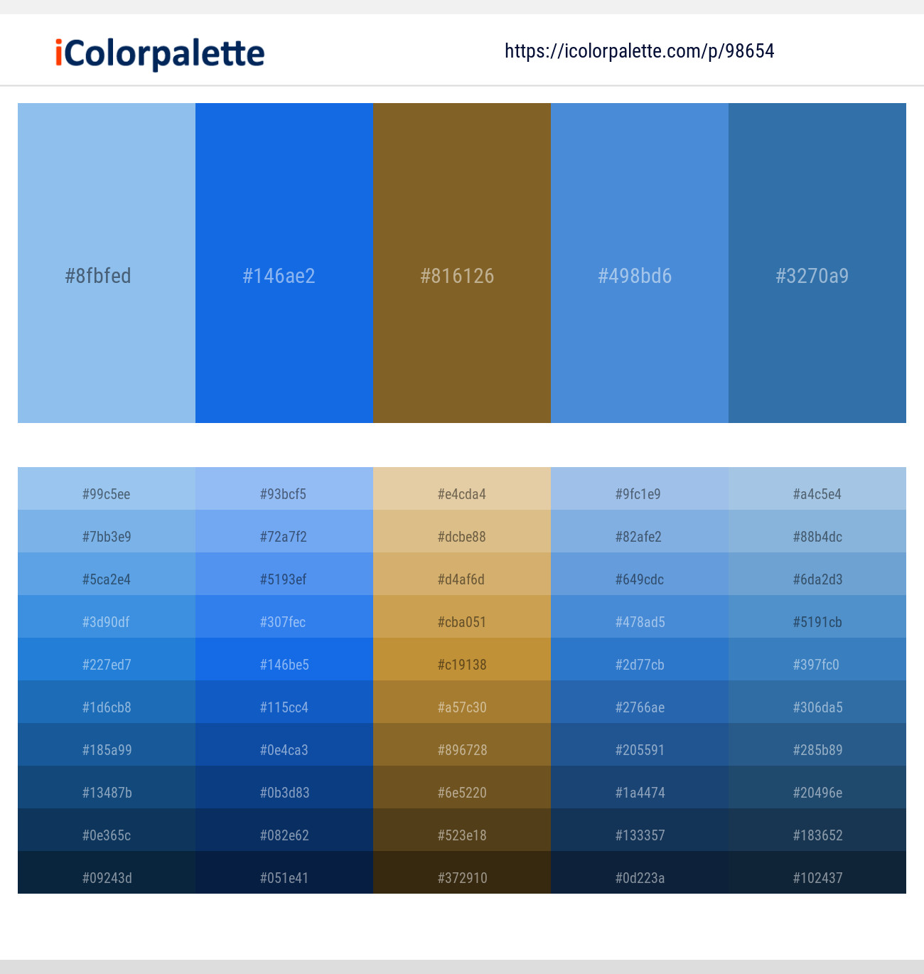 2 Latest Color Schemes with Denim And Kumera Color tone combinations ...