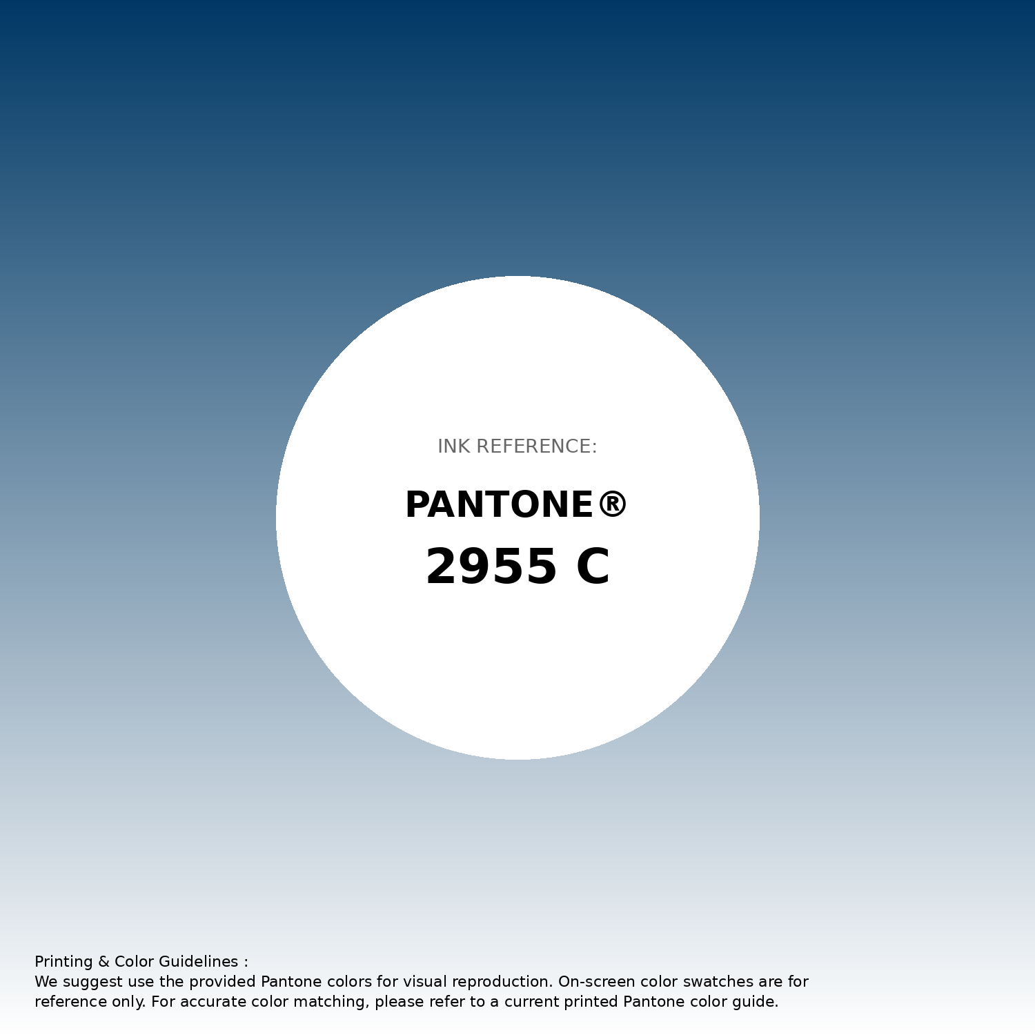 Hex Color #003865 | Pantone PANTONE 2955 C | Hsl | Rgb