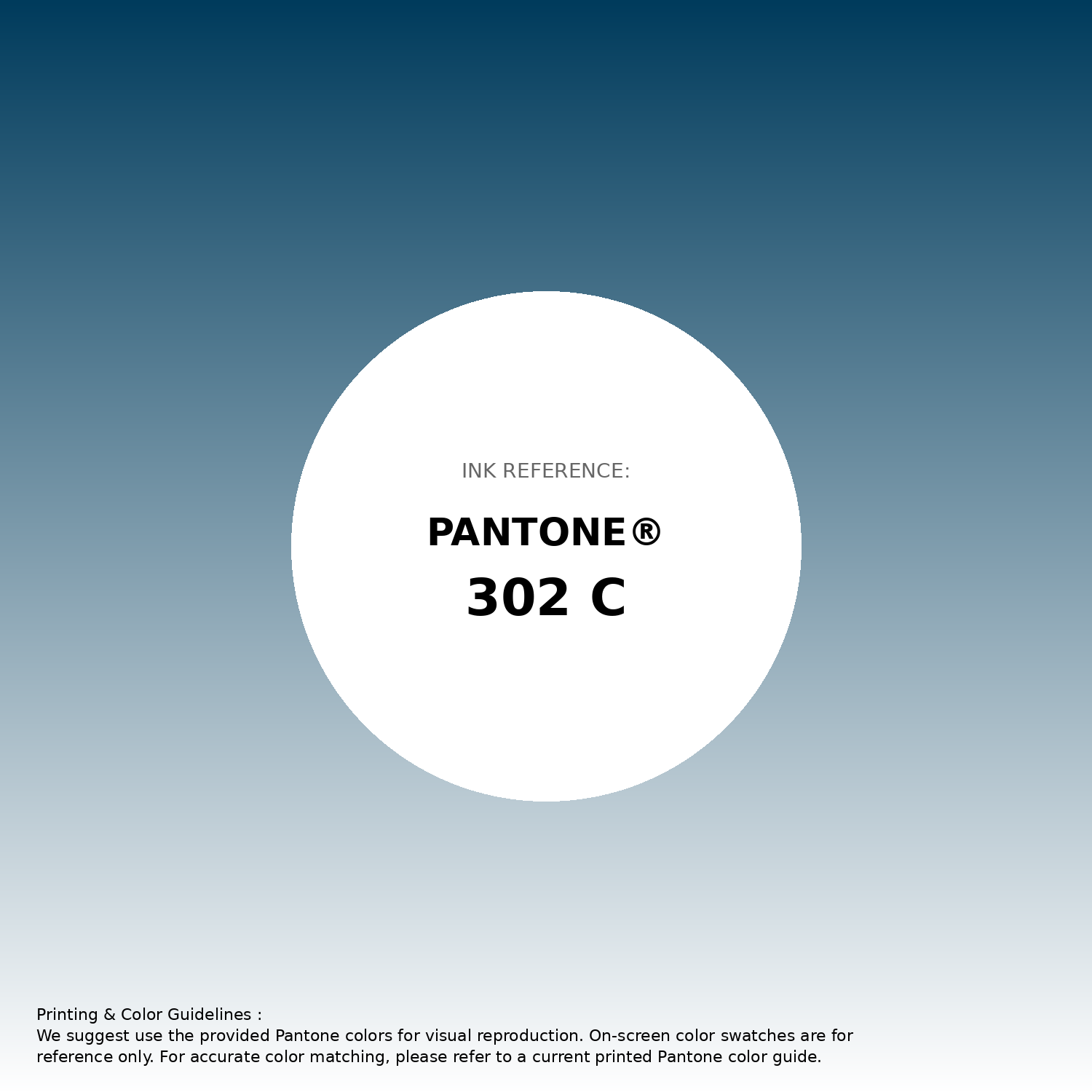 Hex Color #003b5c | Printing Match PANTONE 302 C | Color conversion ...