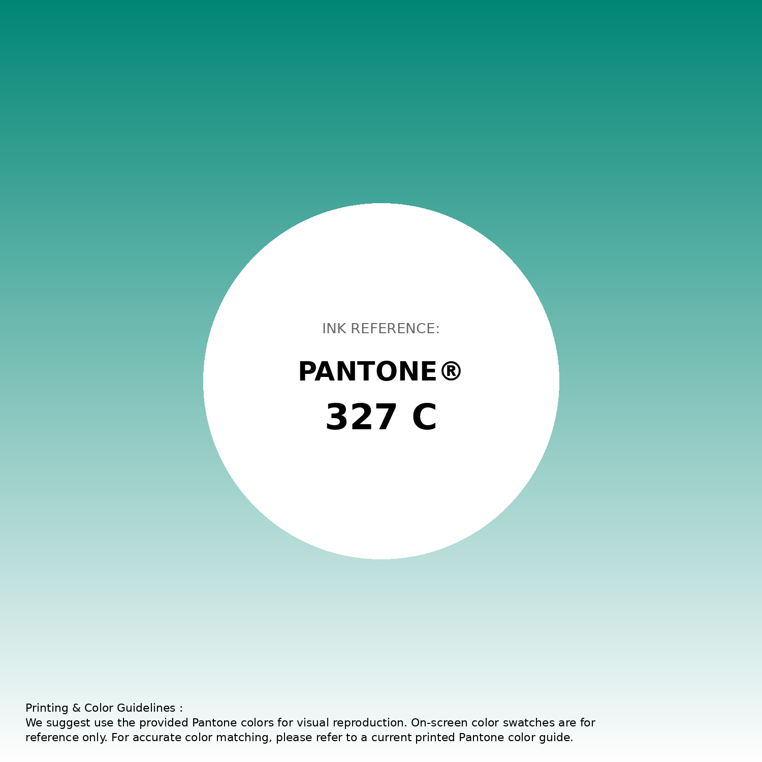 Hex Color #008675 | Printing Match PANTONE 327 C | Color conversion ...