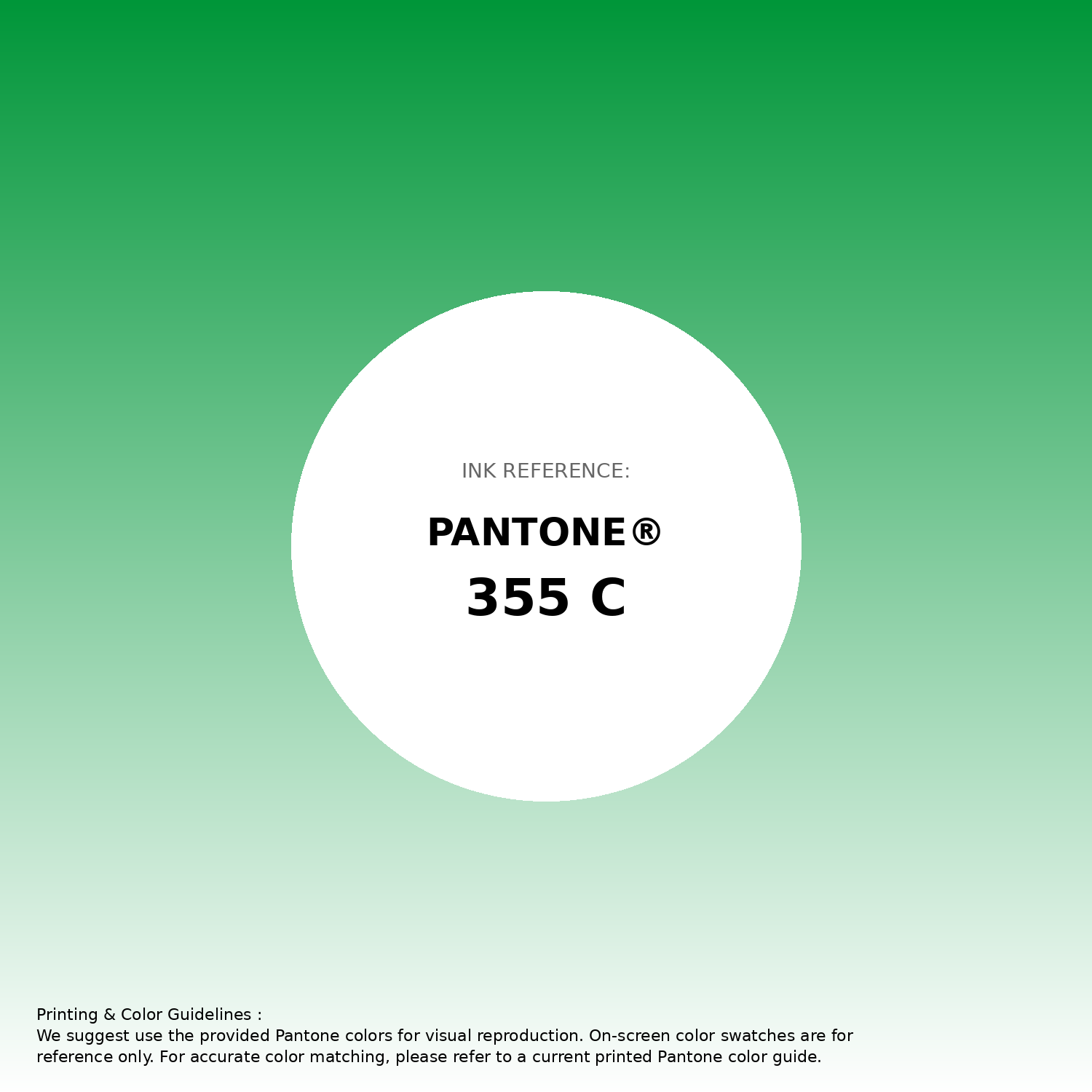 Hex Color #009639 | Pantone PANTONE 355 C | Hsl | Rgb