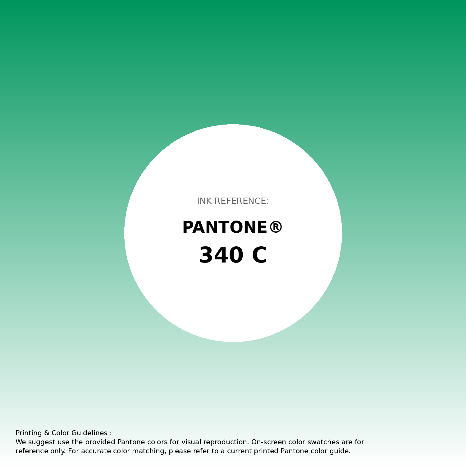 Hex Color #00965e | Printing Match PANTONE 340 C | Color conversion ...