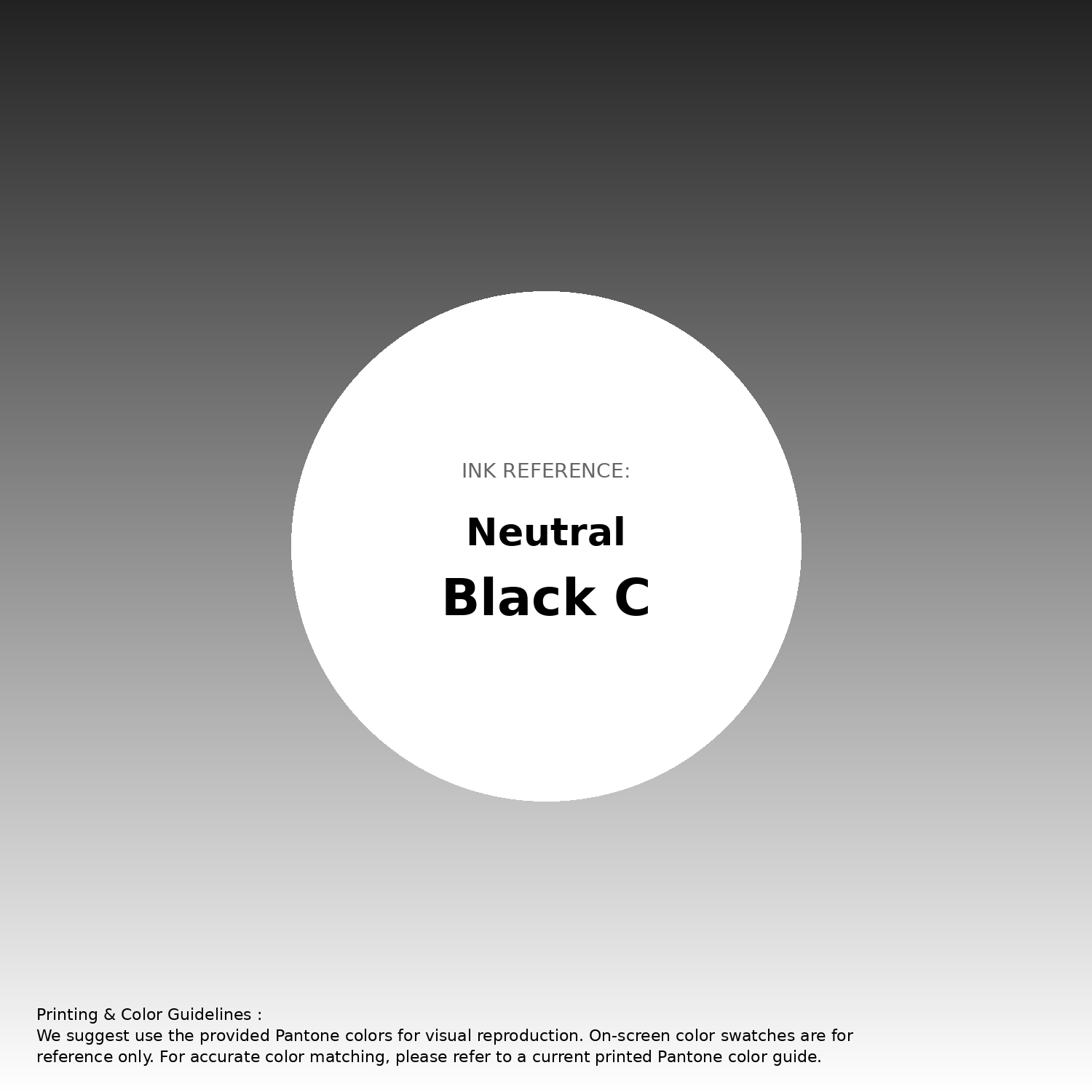 Hex Color #232222 | Printing Match NEUTRAL BLACK C | Color conversion ...